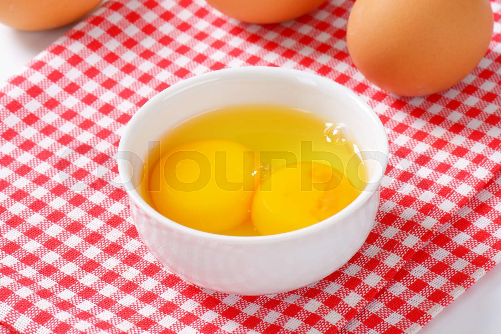 eigelb, ei, foto | Stock Bild | Colourbox