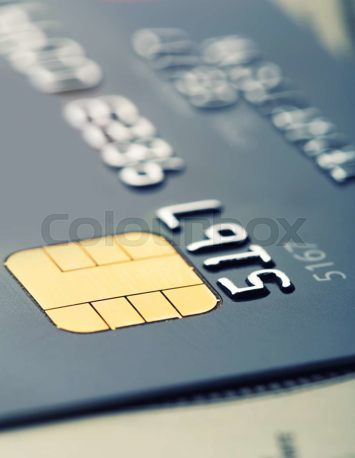 Credit card micro chip | Stock image | Colourbox