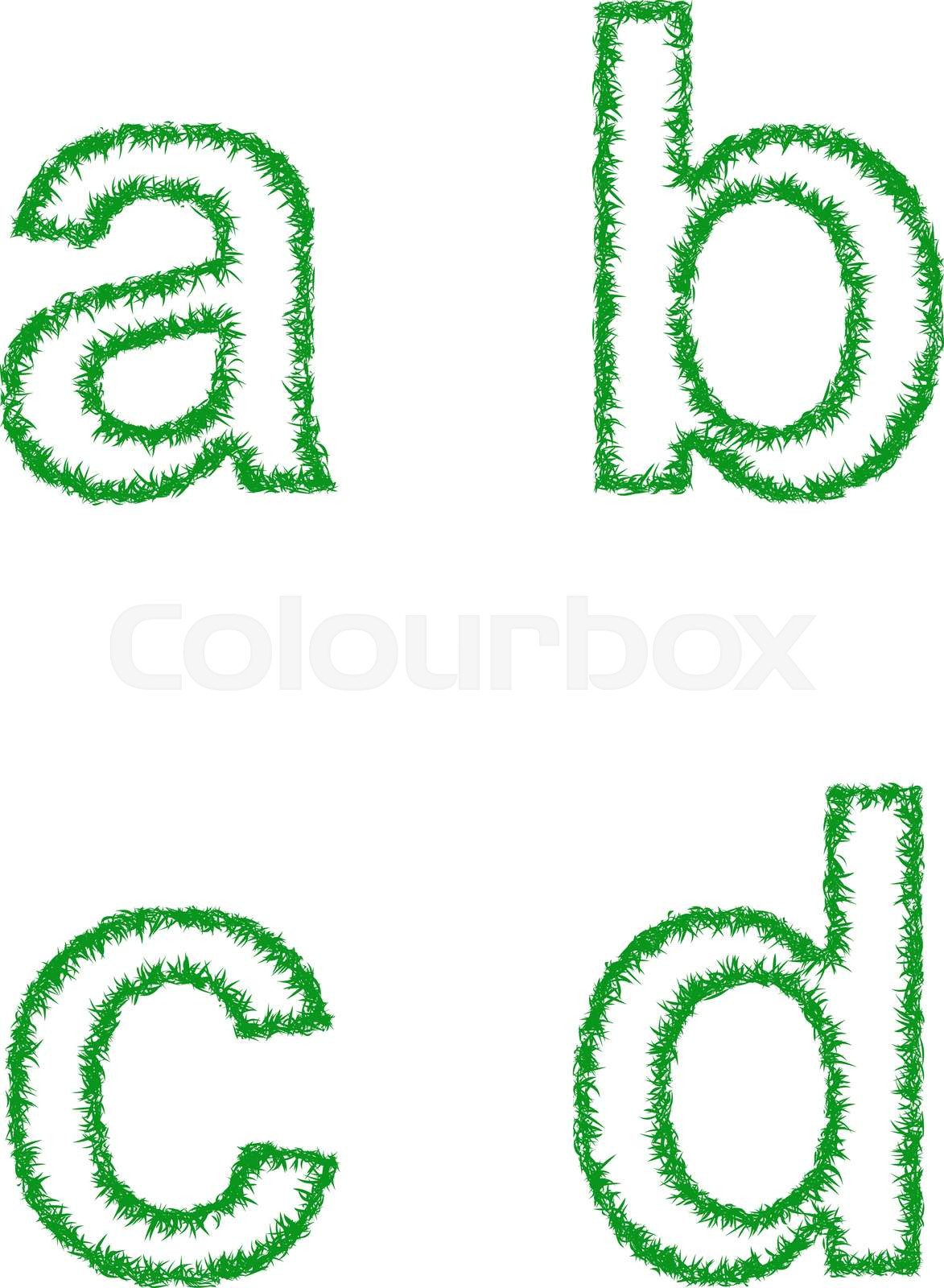 buchstabe, bogen, buchstaben | Stock-Vektor | Colourbox