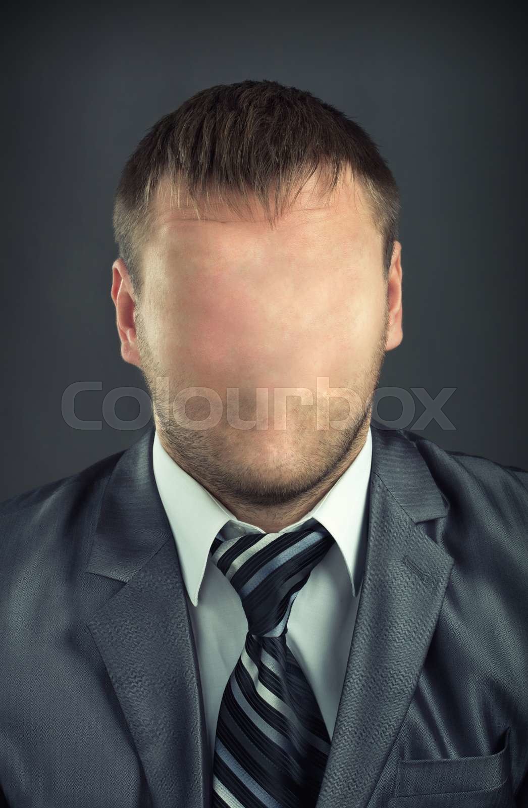 Businessman without face | Stock image | Colourbox