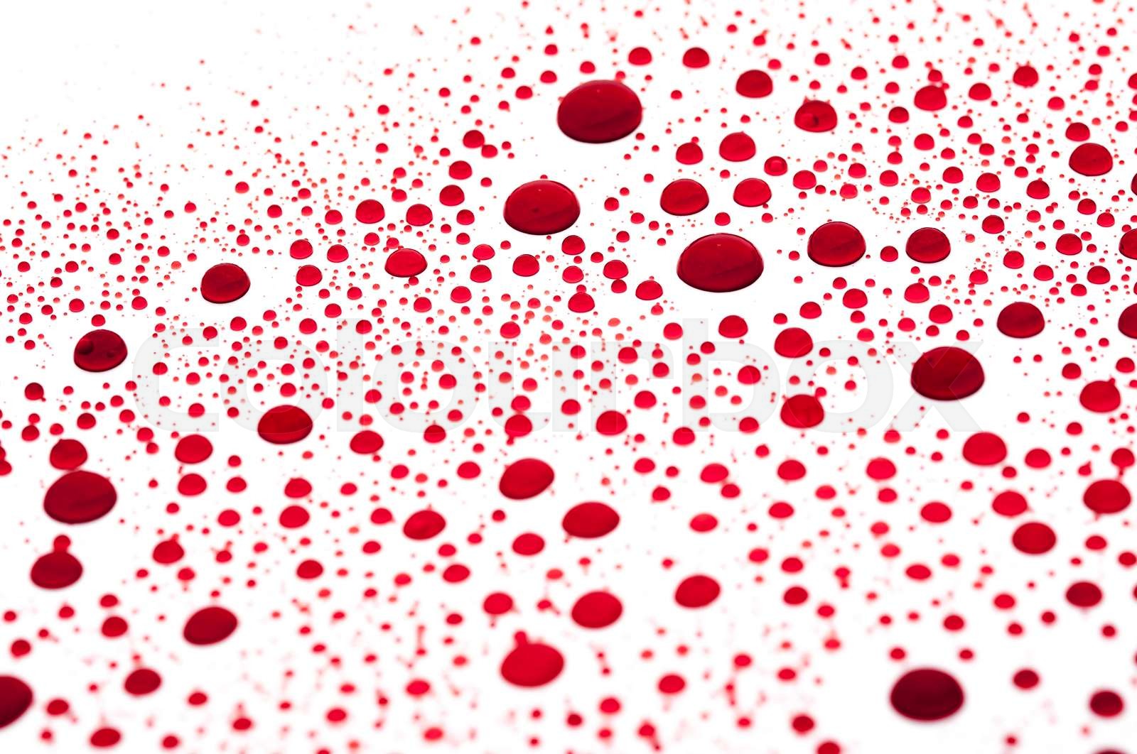 Halloween concept ,blood drops on a white background | Stock image ...
