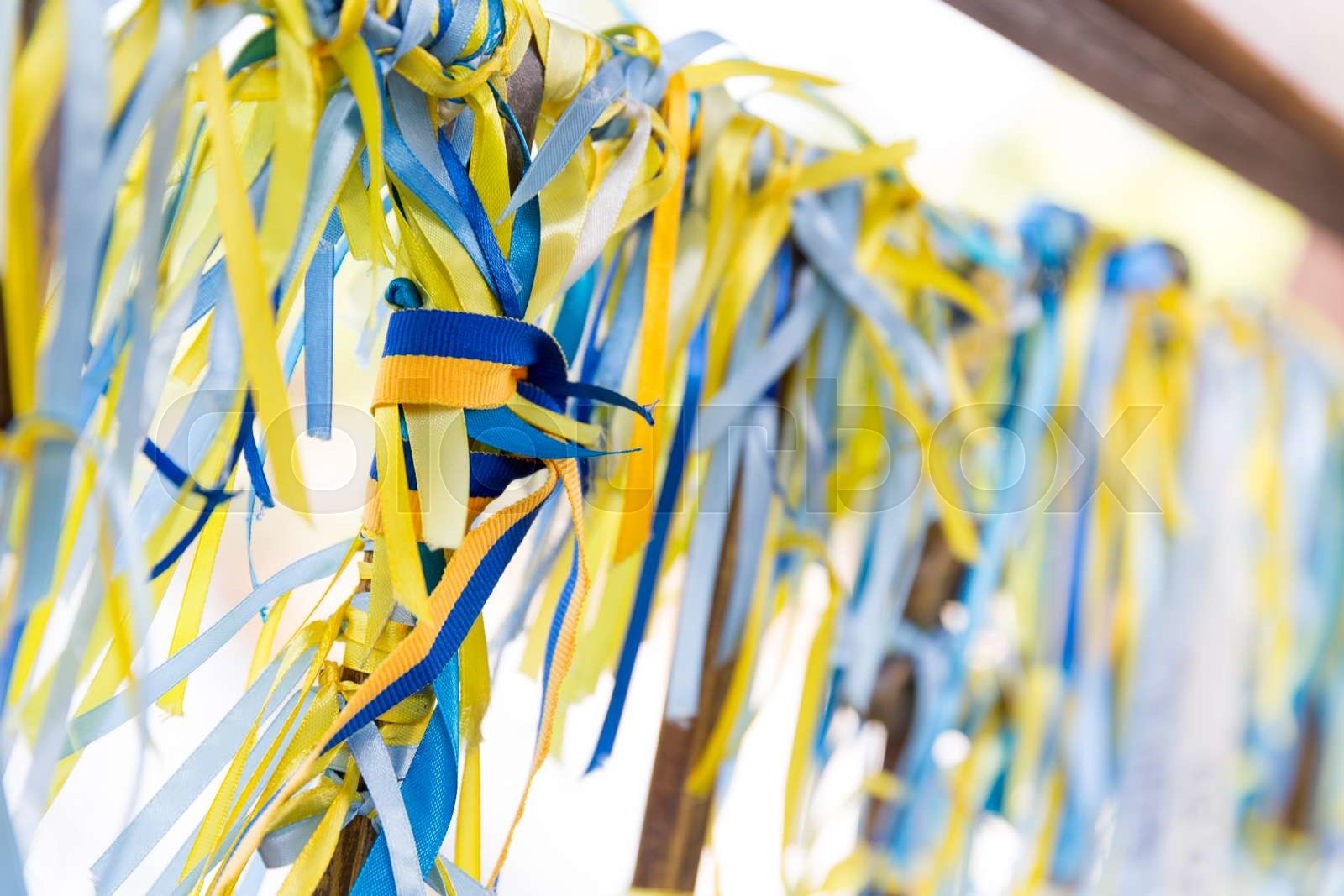 Ukrainian ribbons | Stock image | Colourbox