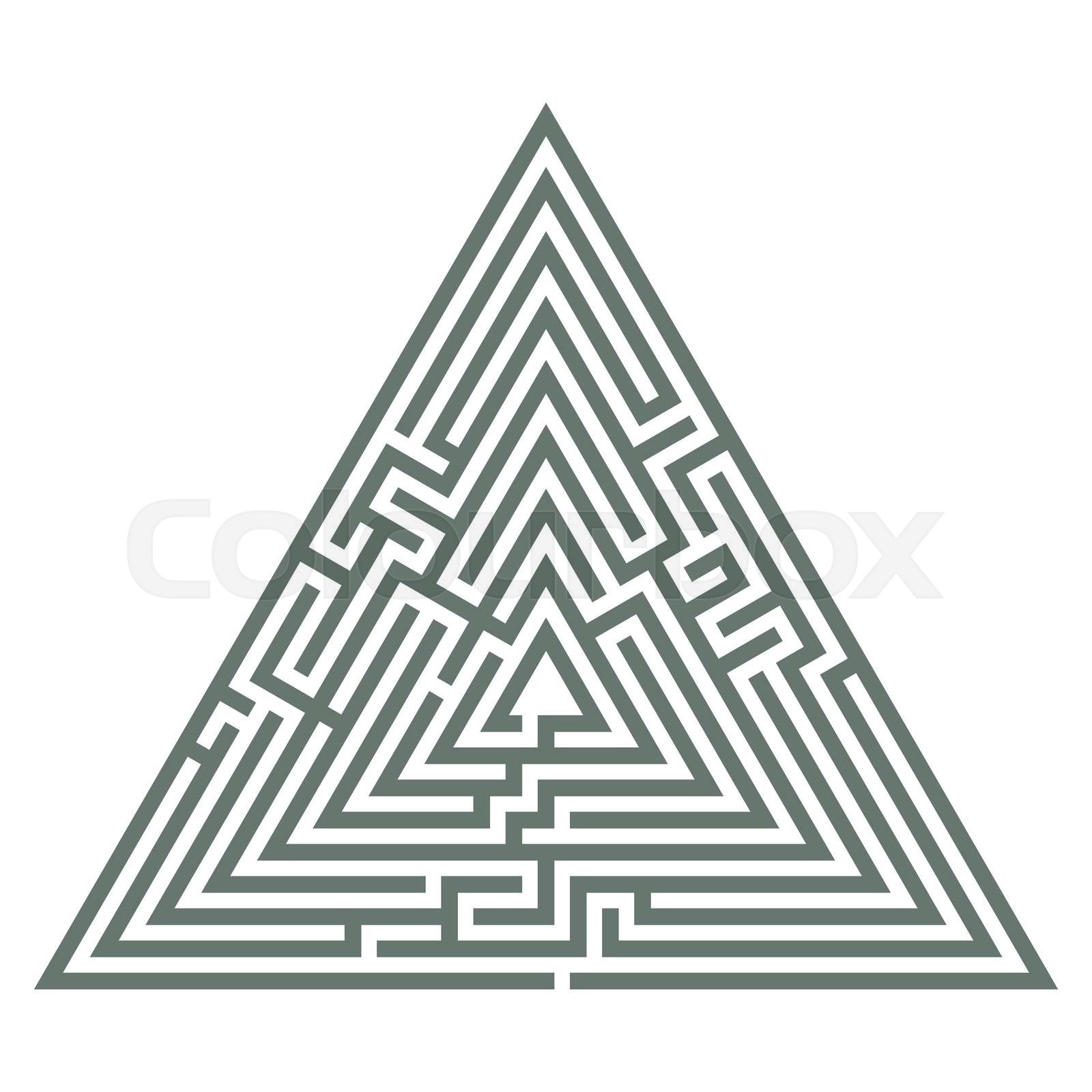 Vector maze | Stock vector | Colourbox