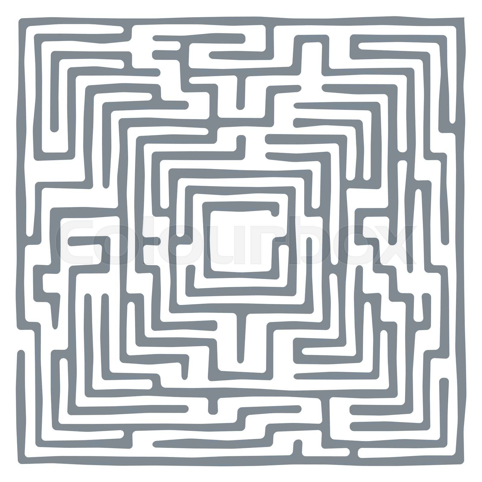 Vector maze | Stock vector | Colourbox