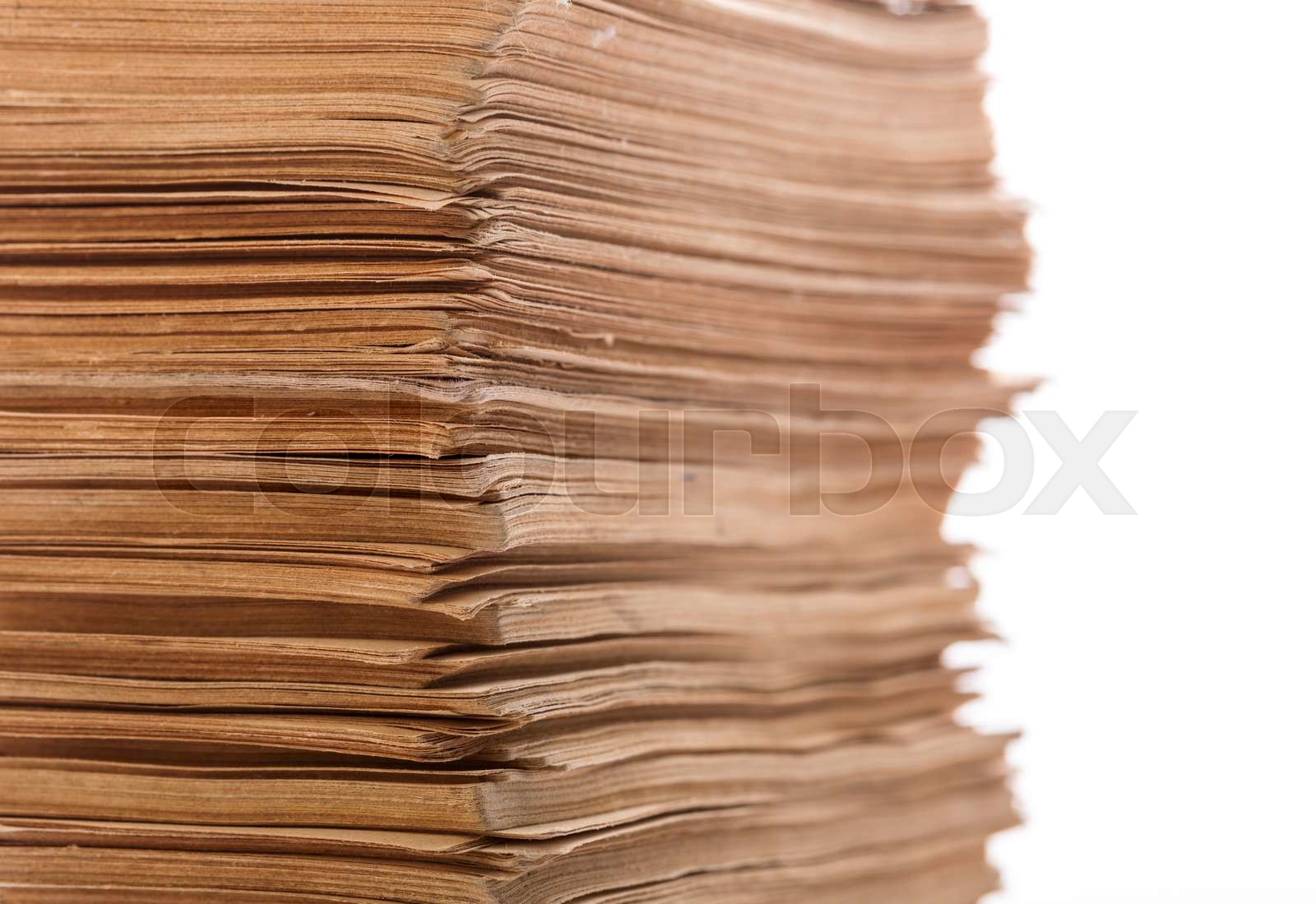 Stack of papers | Stock image | Colourbox