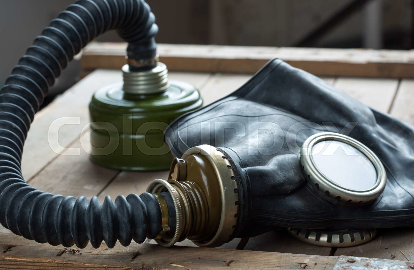 Old gas mask | Stock image | Colourbox