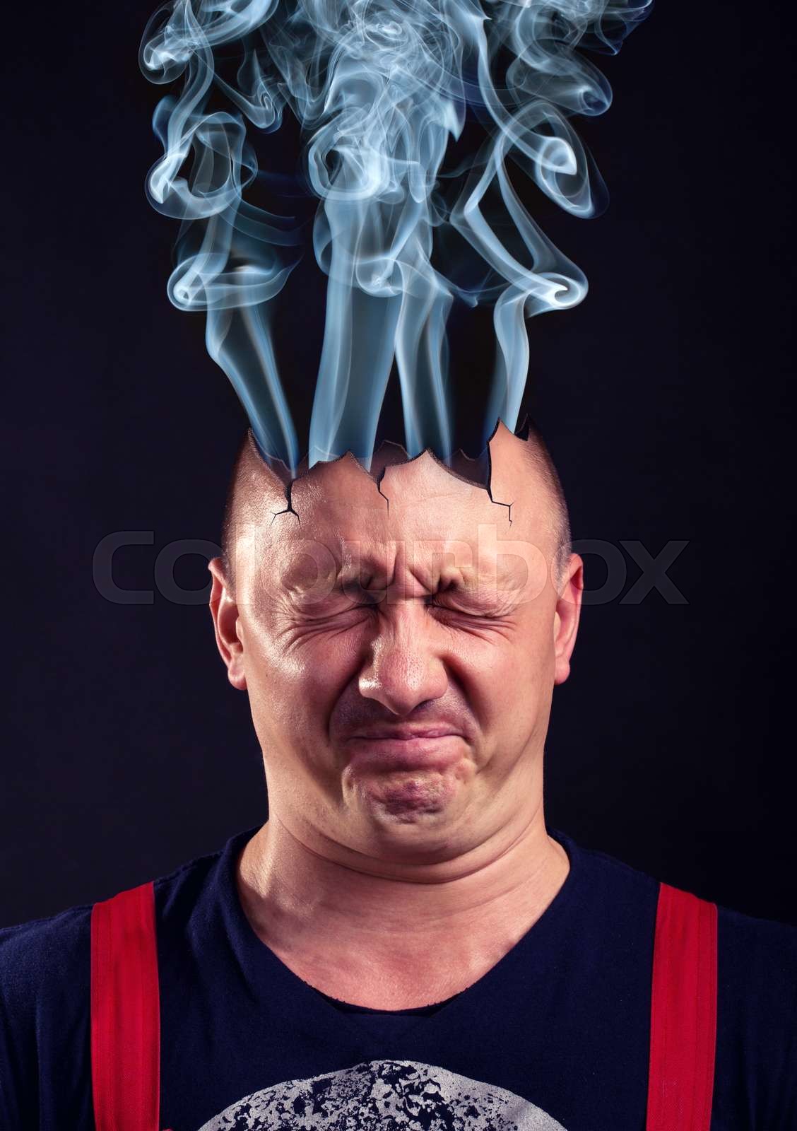 Exploded head | Stock image | Colourbox