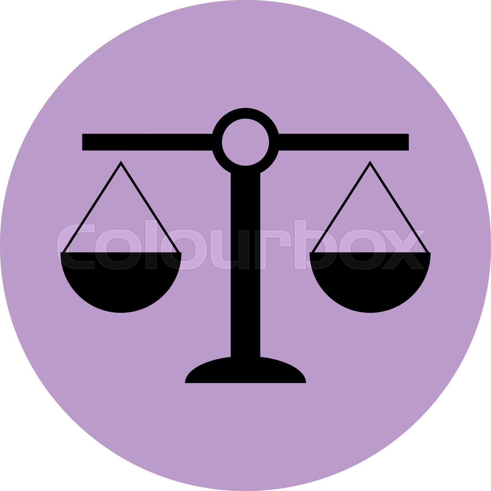 balance, fairness, icon | Stock-Vektor | Colourbox