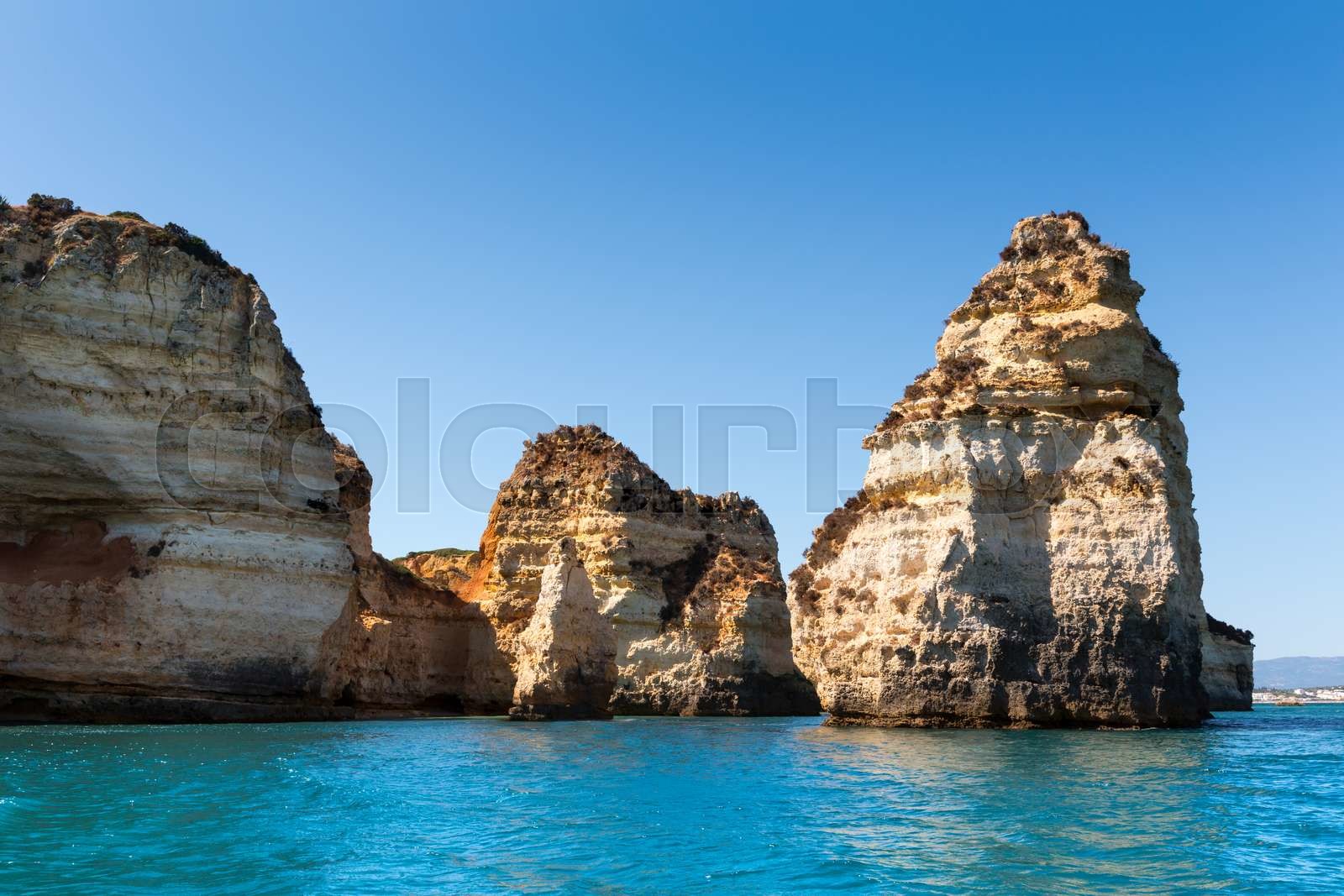Beautiful cliffs in the ocean | Stock image | Colourbox