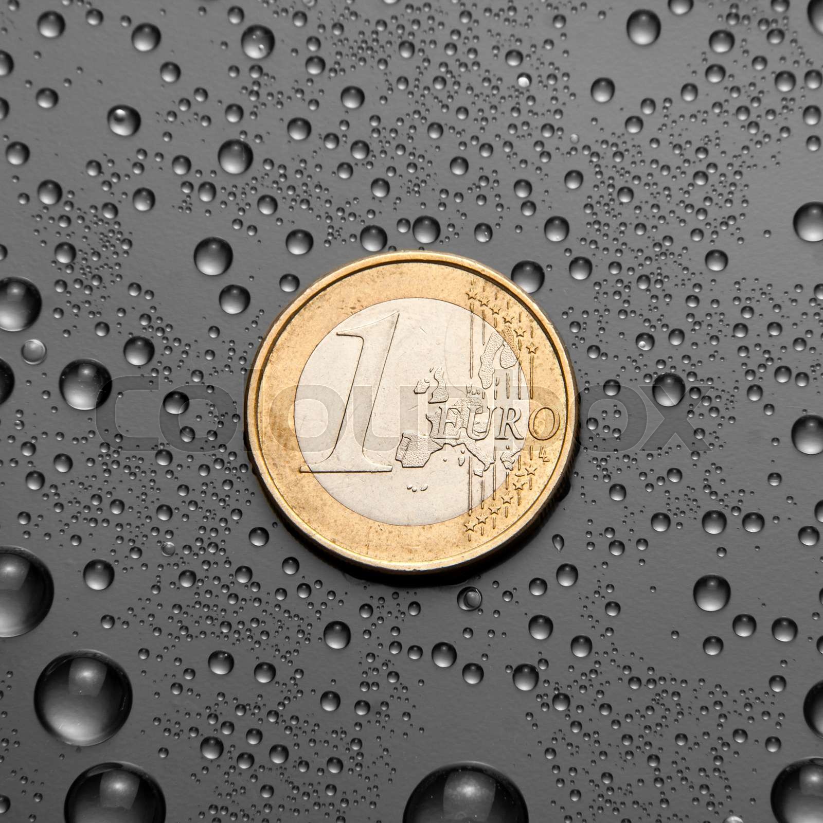 One EURO | Stock image | Colourbox