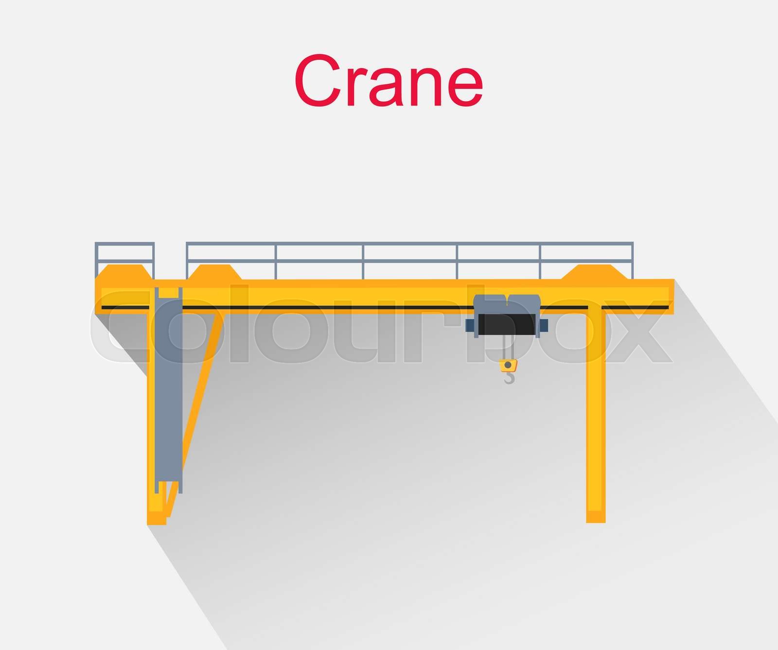 Crane Equipment Icon Design Style | Stock vector | Colourbox