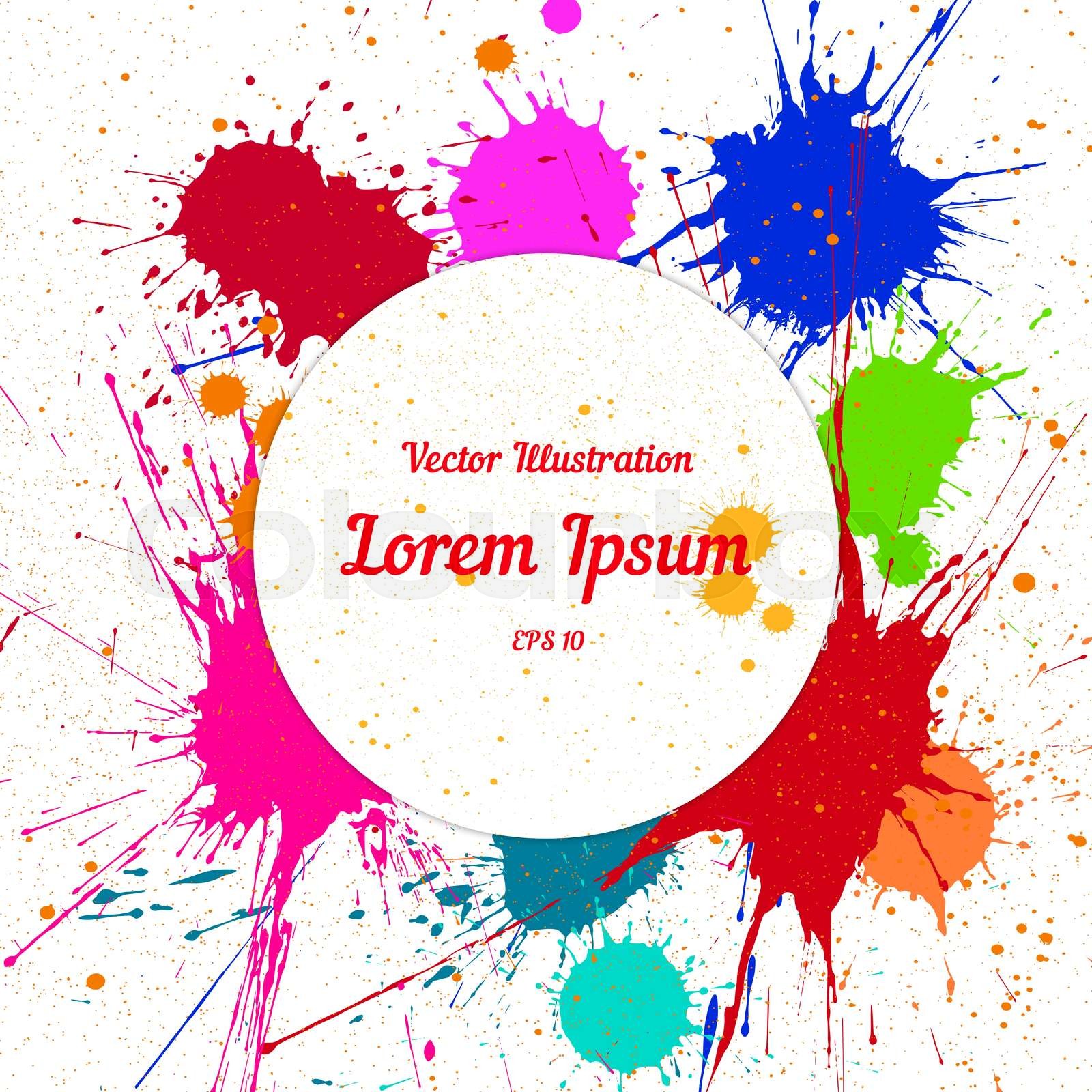 baggrund, gul, dråbe | Stock vektor | Colourbox