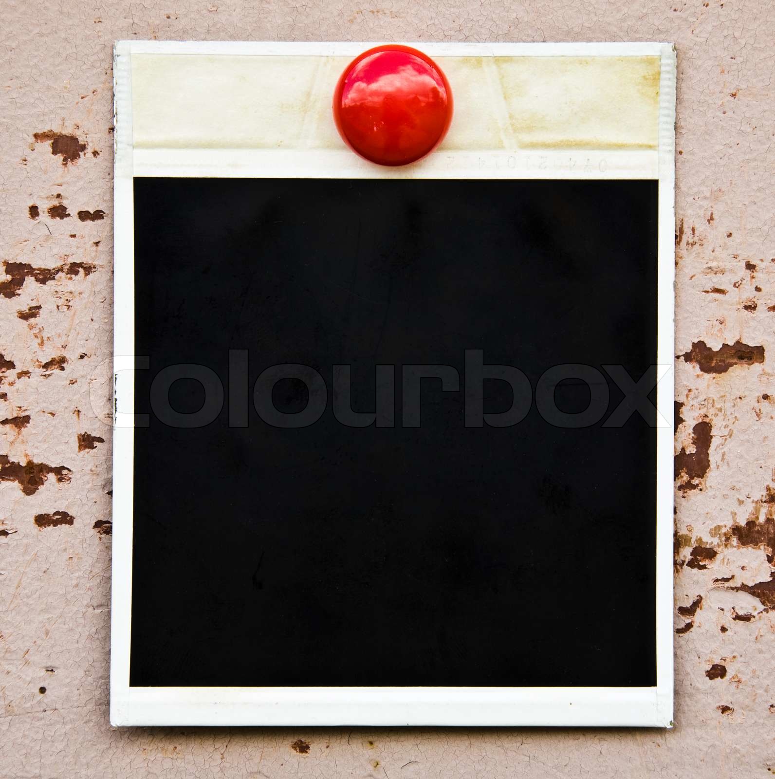 Old Camera Frame On Rusty Metal Background | Stock image | Colourbox