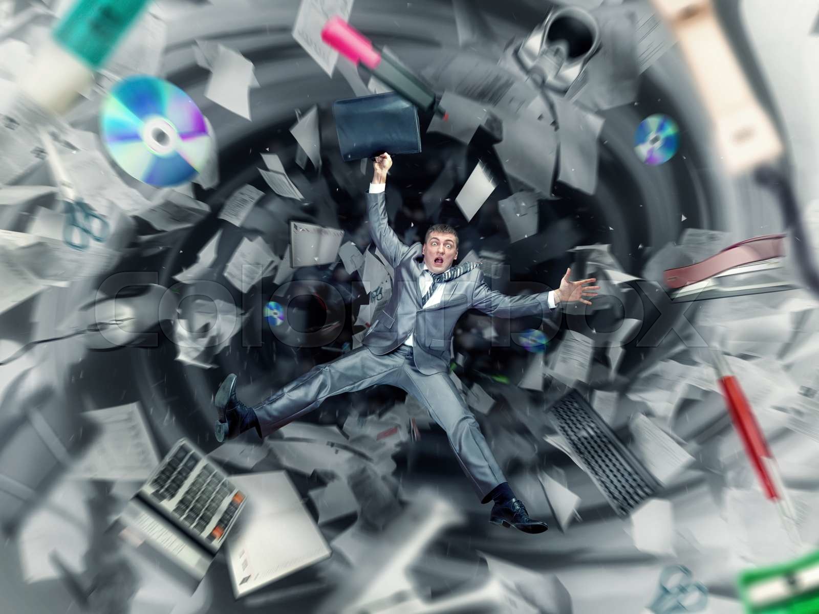 Office chaos | Stock image | Colourbox