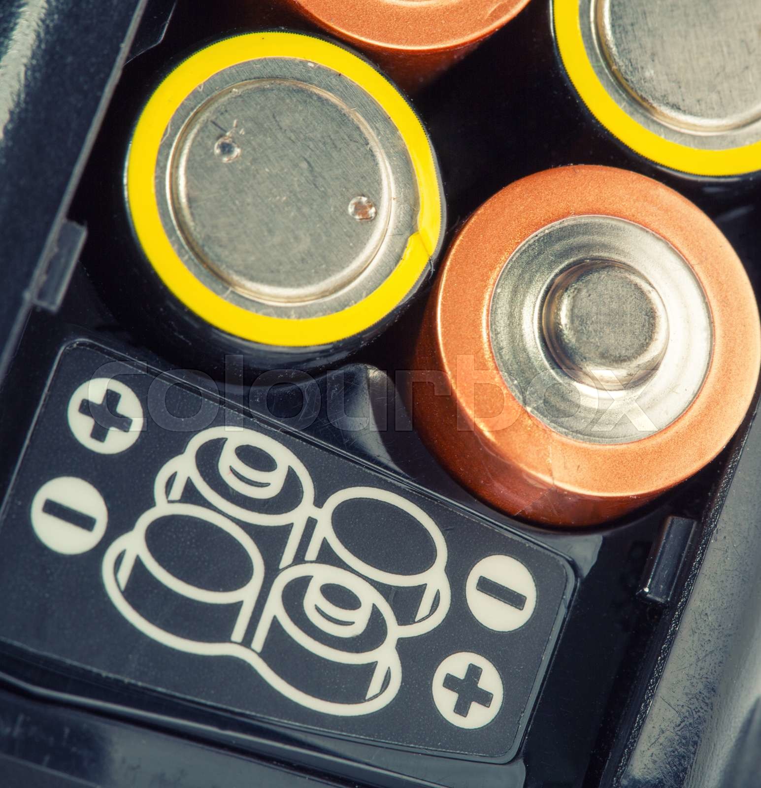 Loading batteries | Stock image | Colourbox