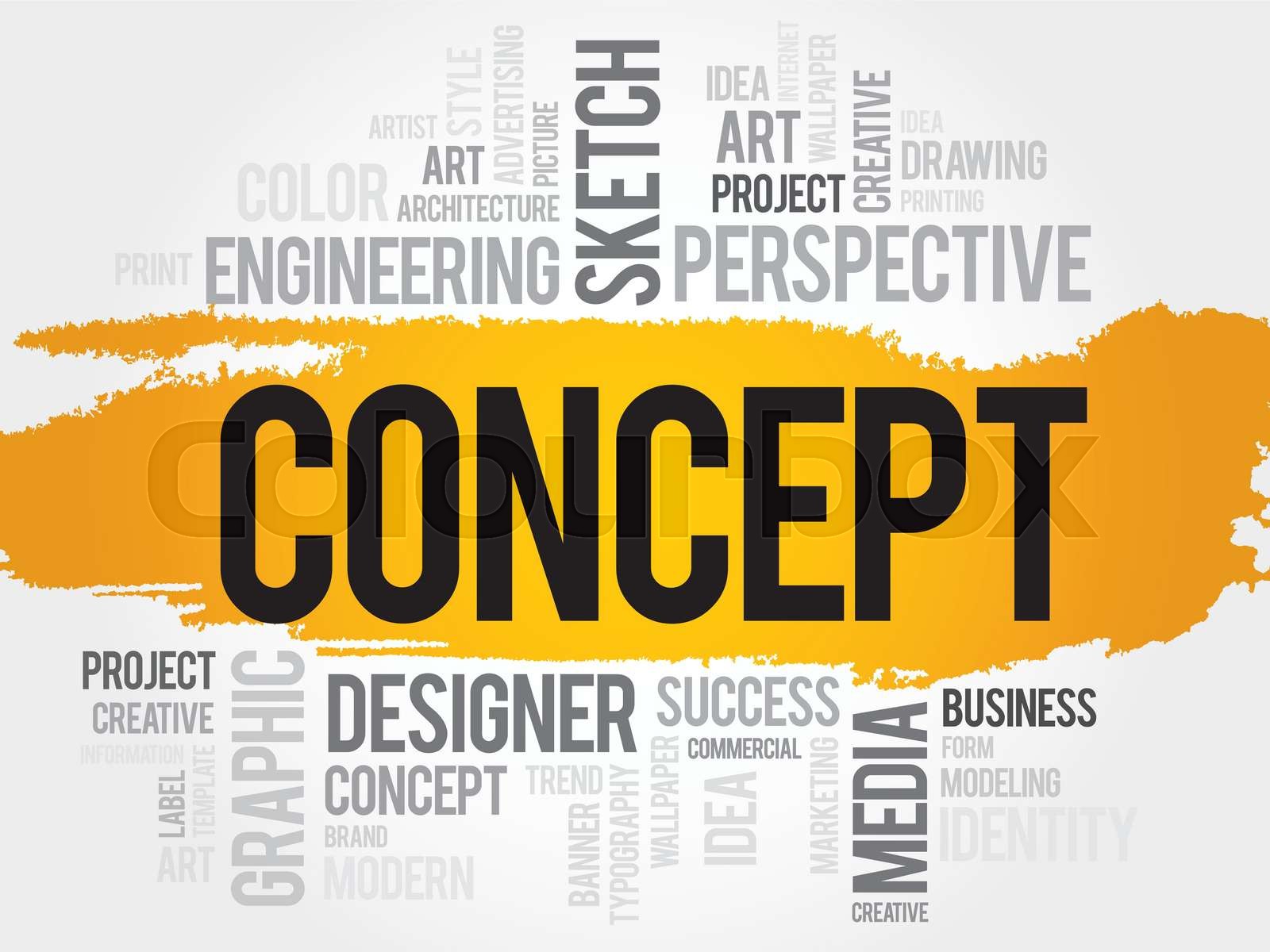 CONCEPT word cloud | Stock vector | Colourbox