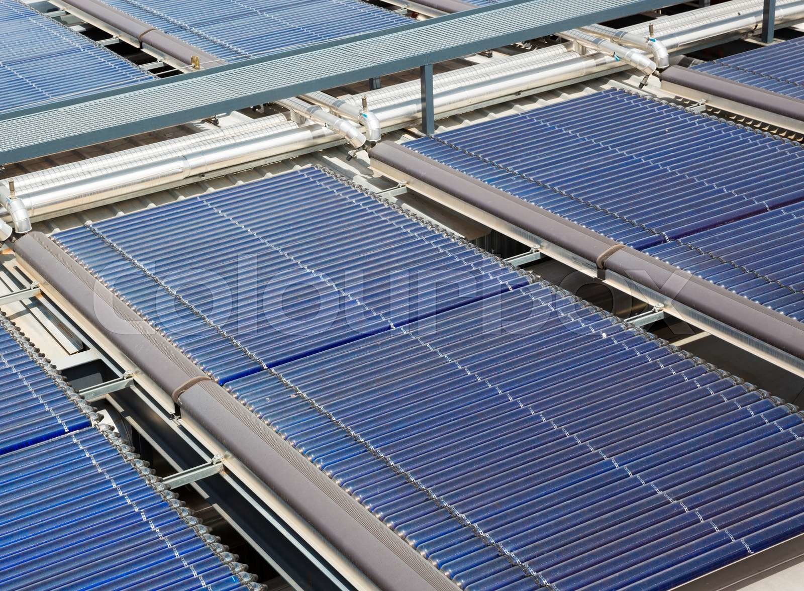 Water solar panels | Stock image | Colourbox