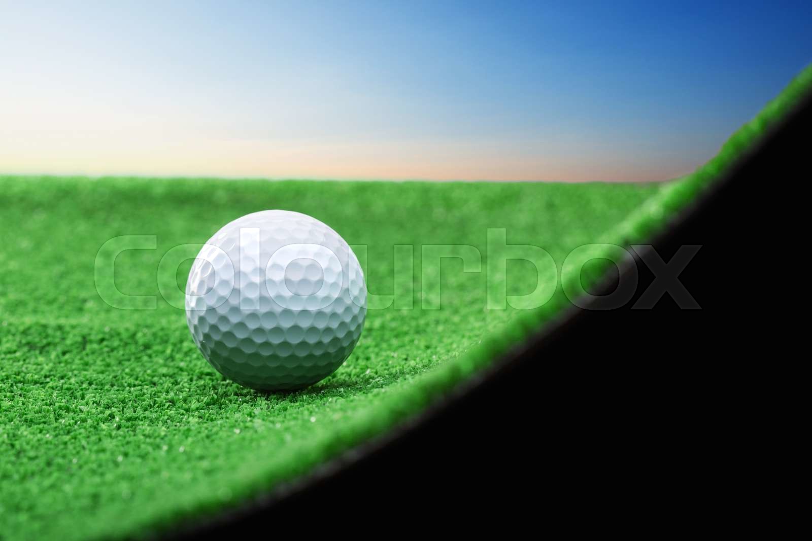 Golf ball | Stock image | Colourbox