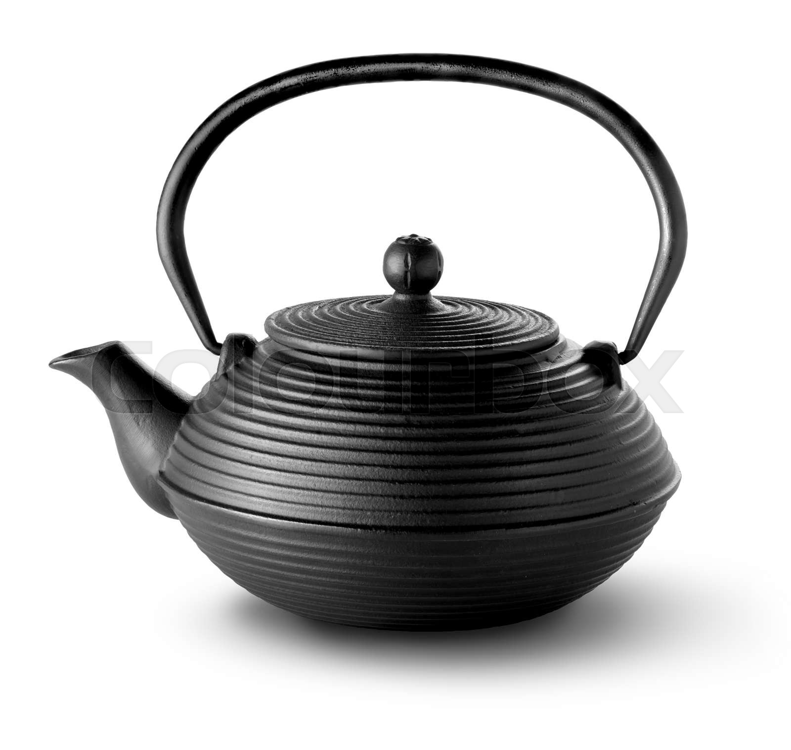 Chinese teapot isolated | Stock image | Colourbox
