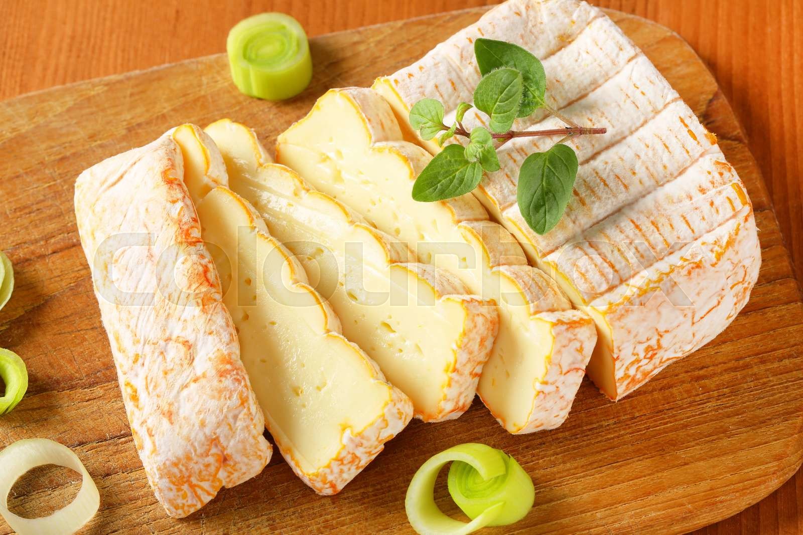 French washed rind cheese | Stock image | Colourbox