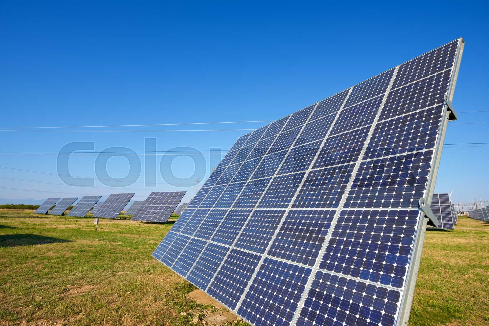 Solar energy | Stock image | Colourbox