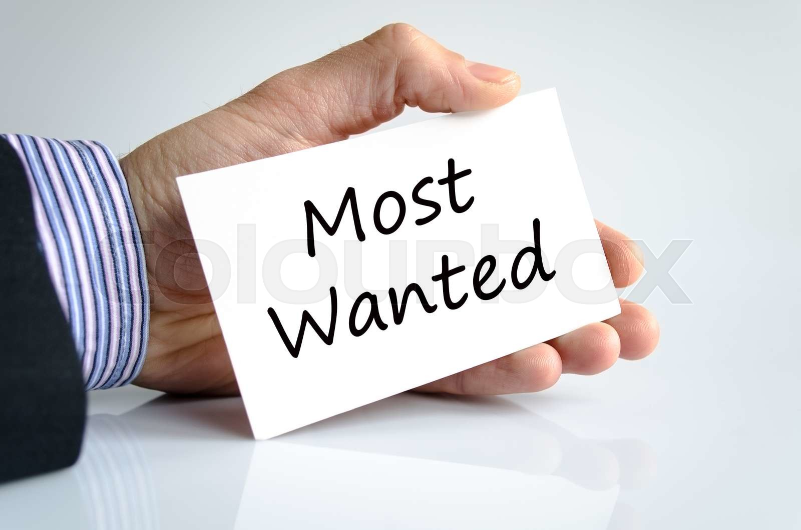 Most wanted text concept | Stock image | Colourbox