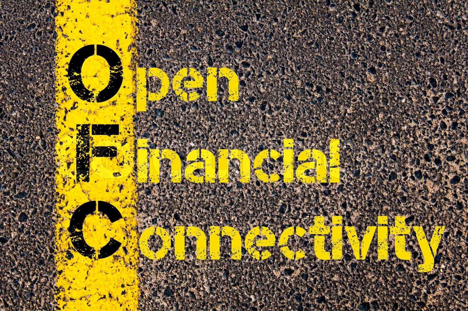 Accounting Business Acronym OFC Open Financial Connectivity | Stock ...