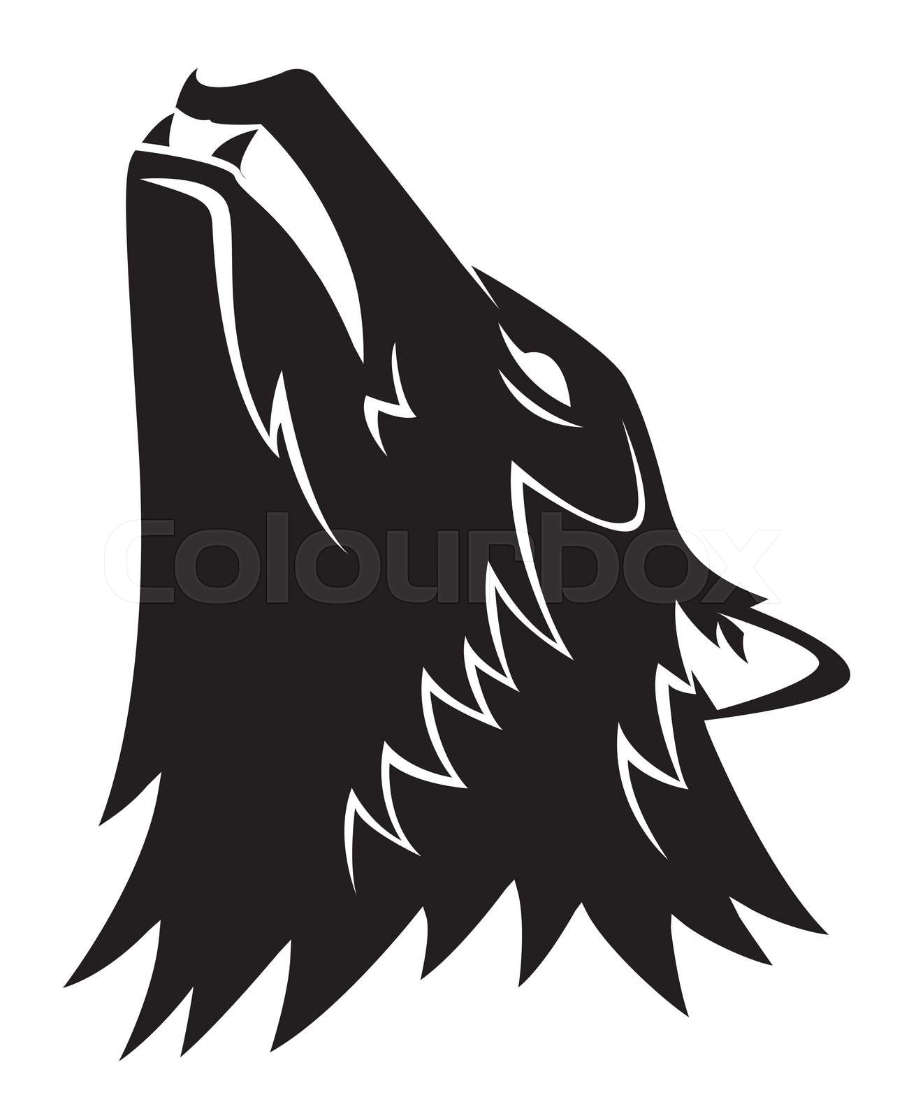 Wolf Head Howling Tattoo