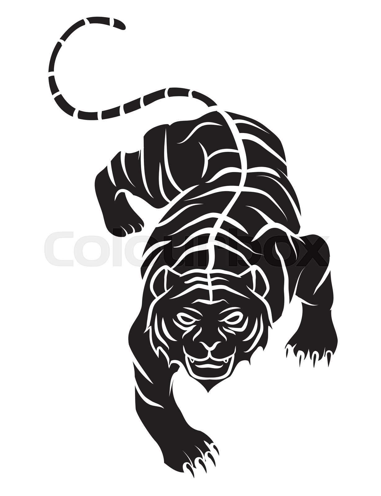 Tiger Tattoo | Stock vector | Colourbox