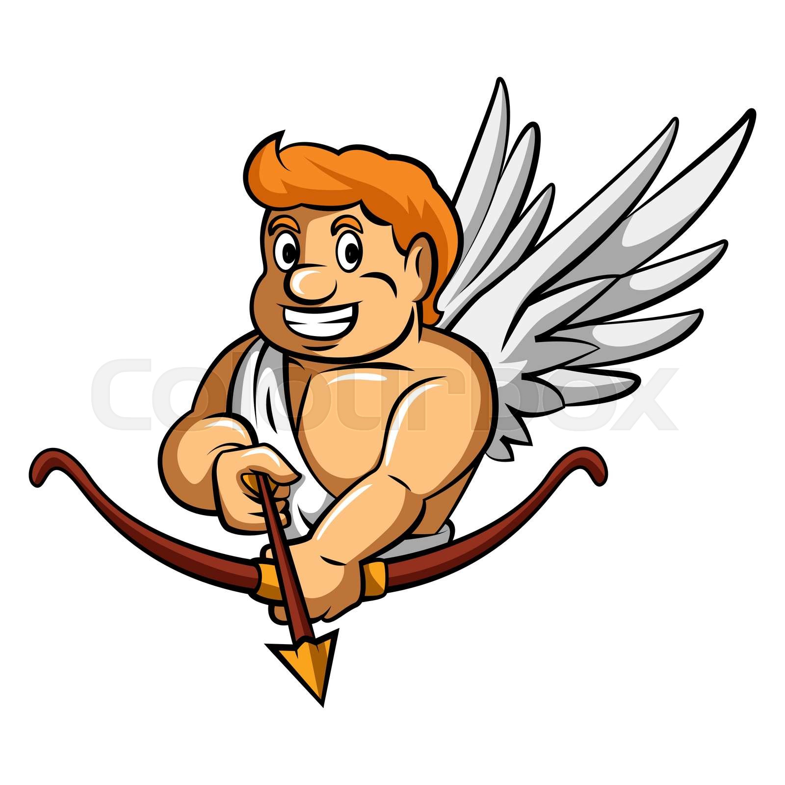 Cupid Arrow Mascot | Stock vector | Colourbox