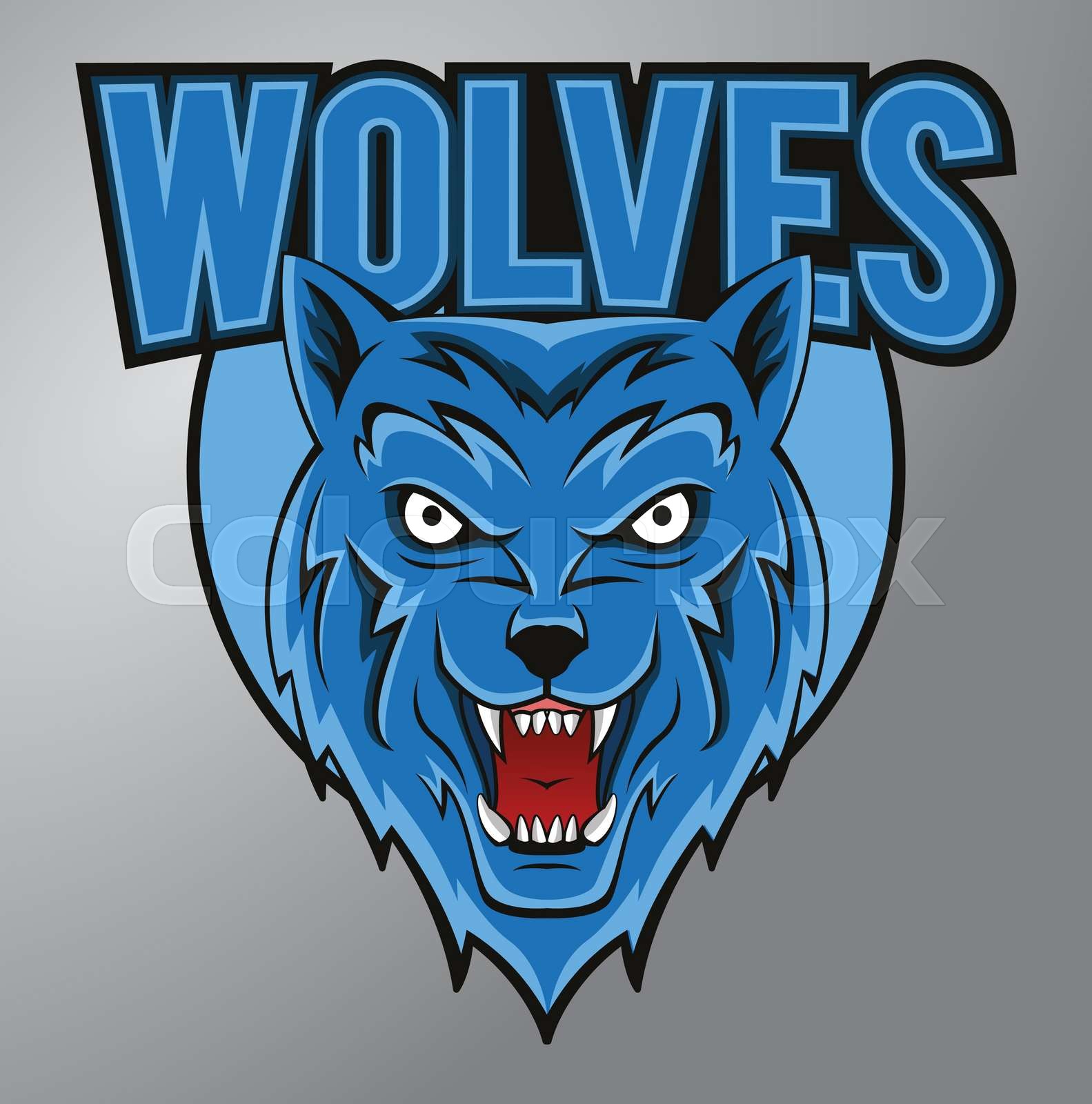 Mascot Wolves | Stock vector | Colourbox
