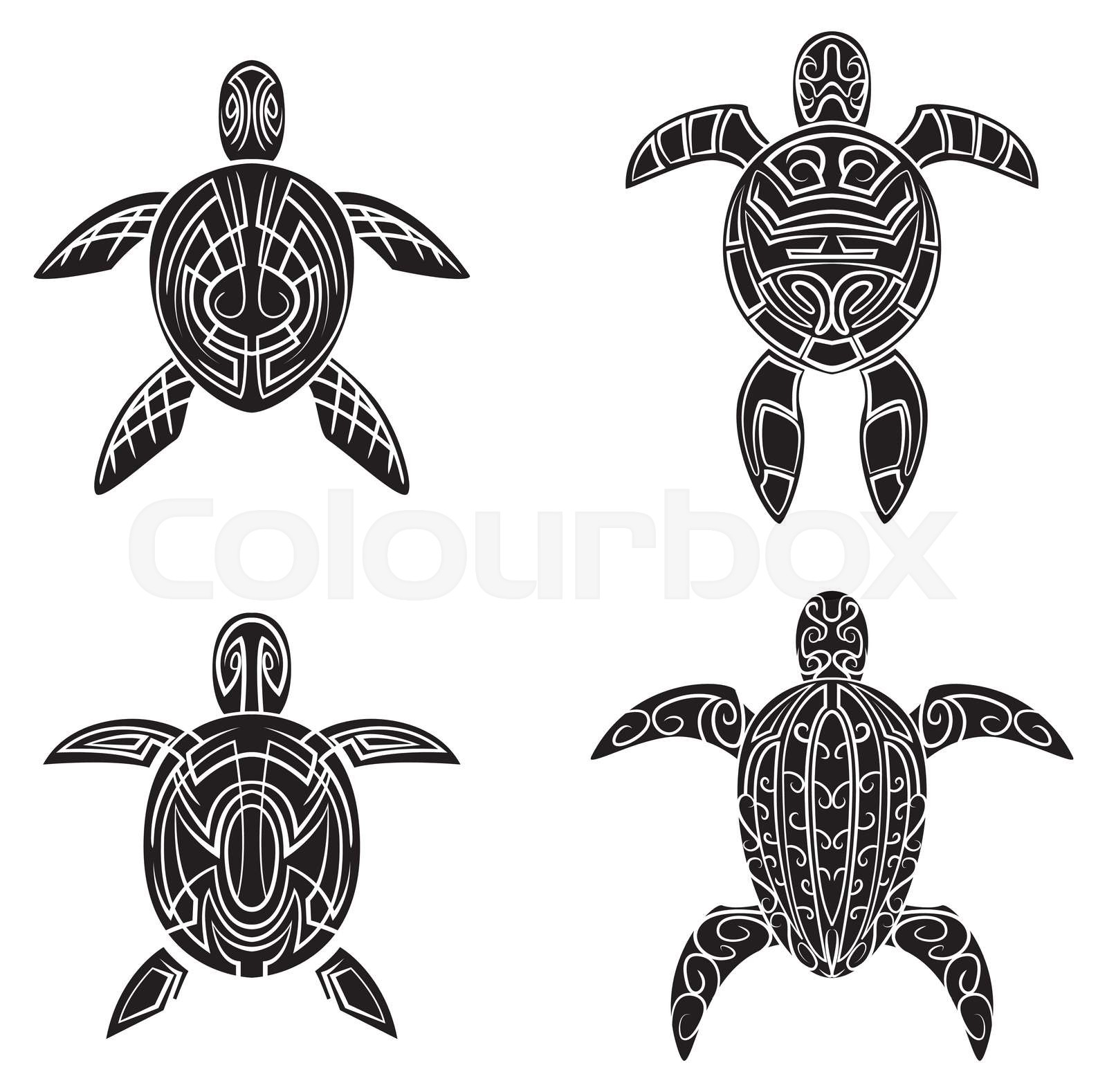 Turtle Tattoo | Stock vector | Colourbox