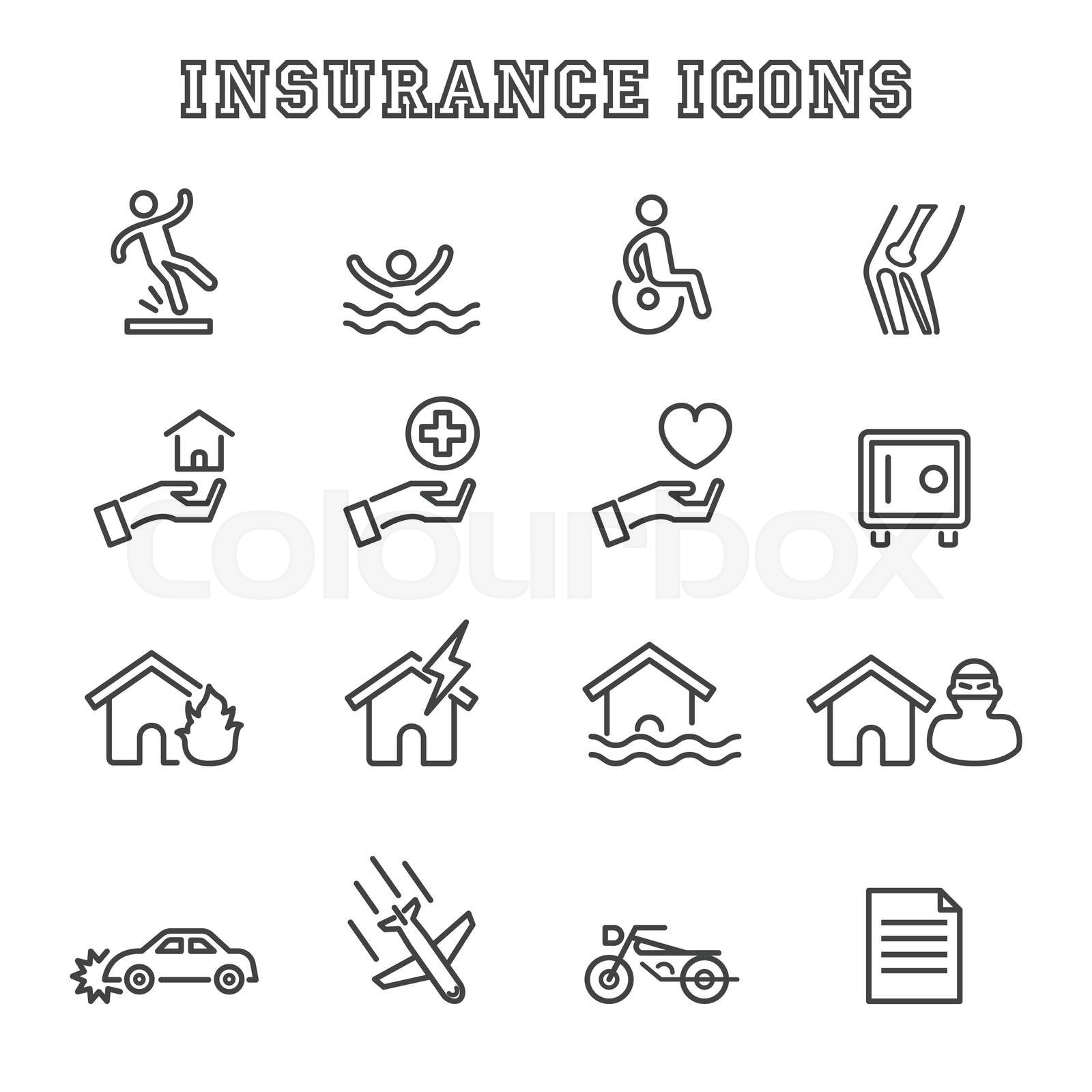 icons, versicherung, eigenheim | Stock-Vektor | Colourbox icons, versicherung, eigenheim | Stock-Vektor | Colourbox