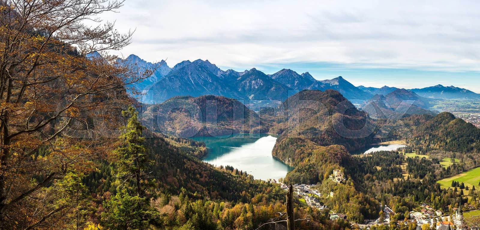 Alps and lakes in Germany | Stock image | Colourbox