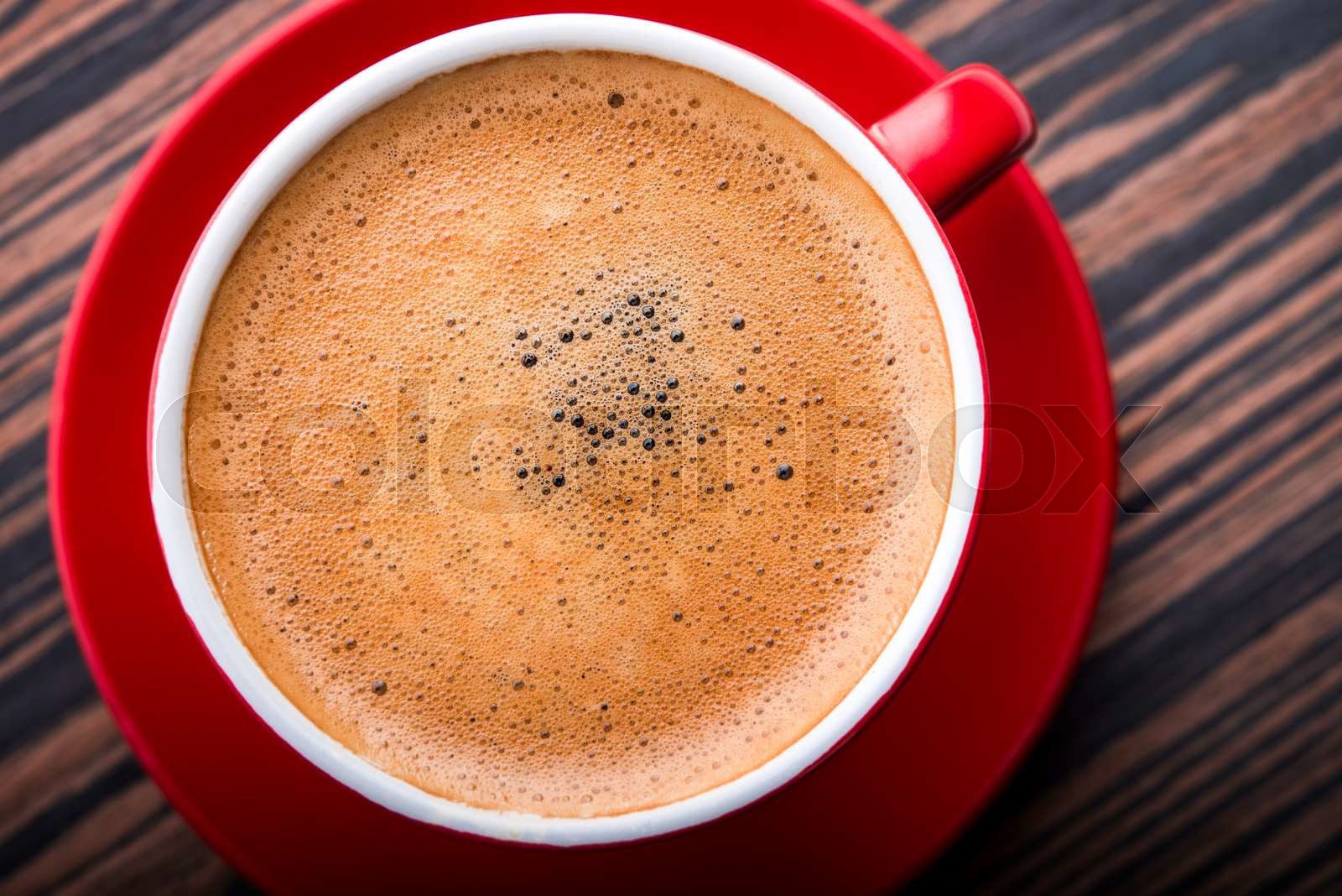 red coffee cup | Stock image | Colourbox