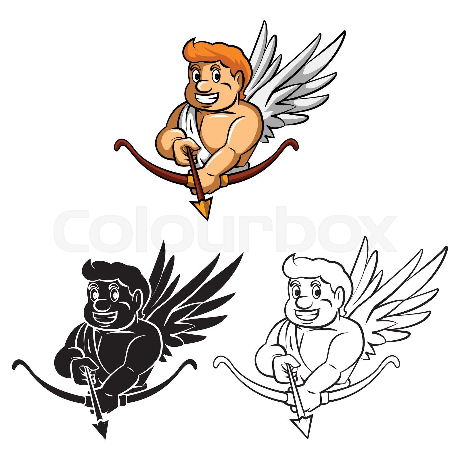 Cupid Arrow Mascot | Stock vector | Colourbox