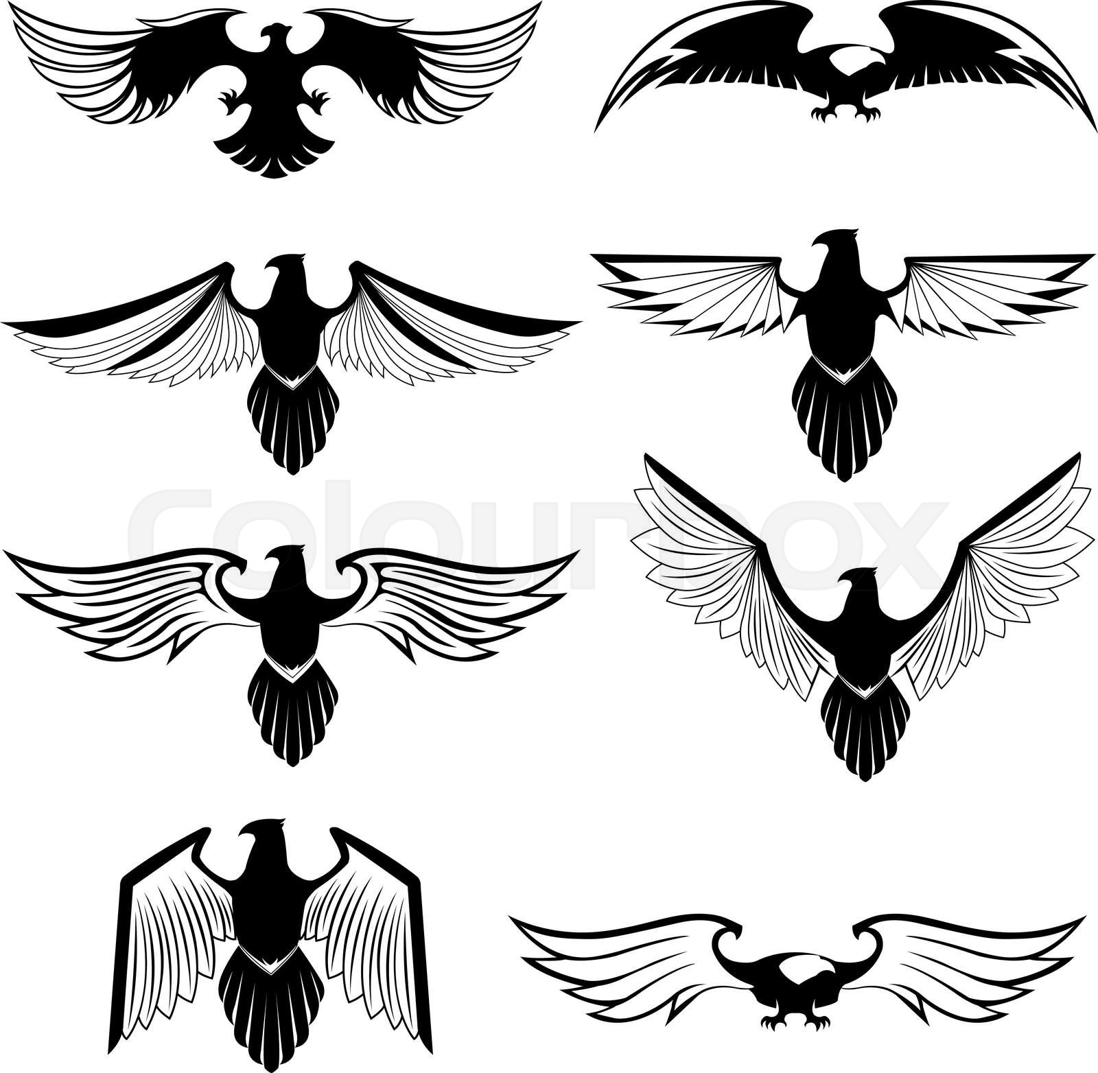 adler, logo, tier | Stock-Vektor | Colourbox