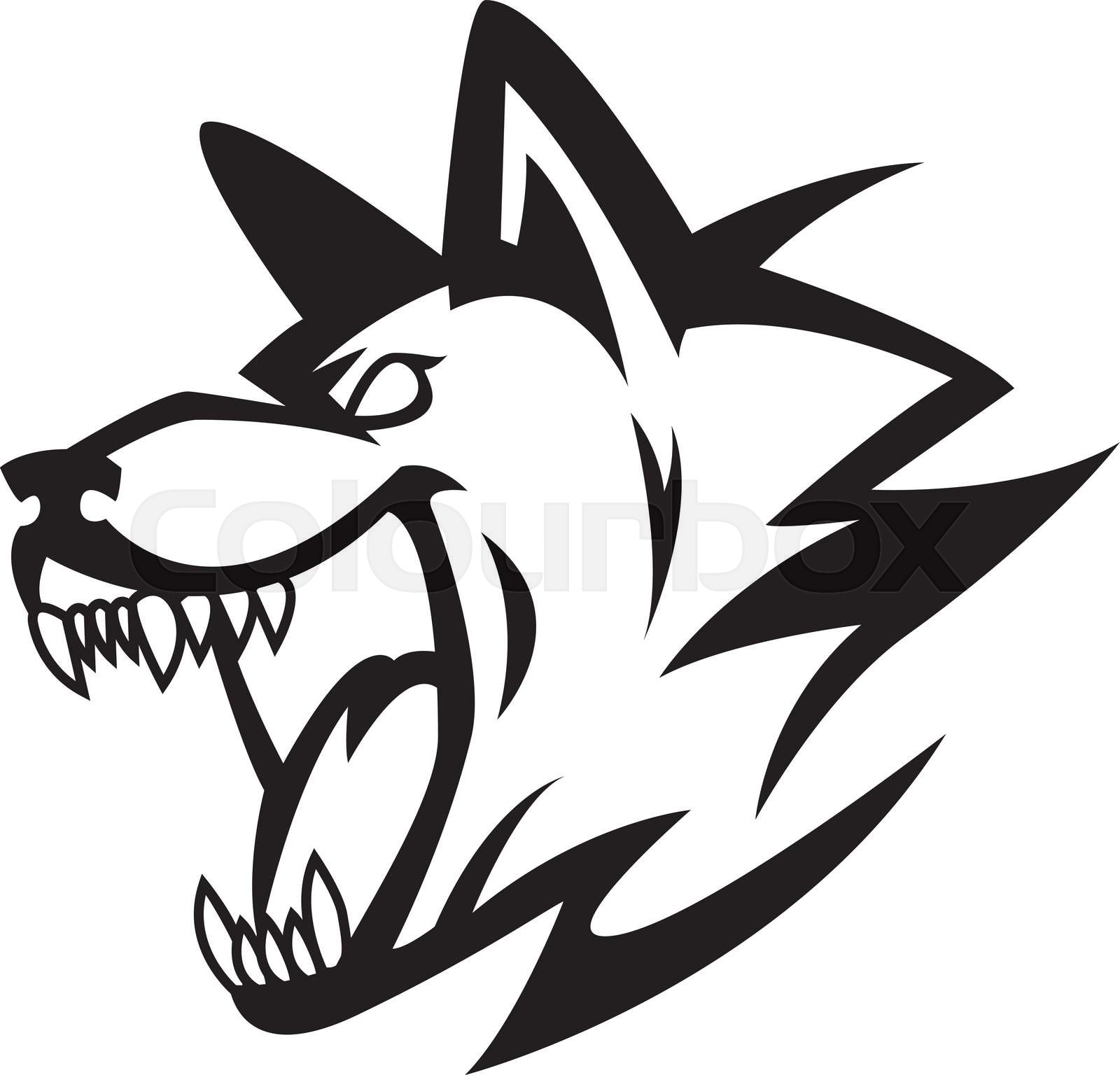 Wolf symbol illustration design | Stock vector | Colourbox