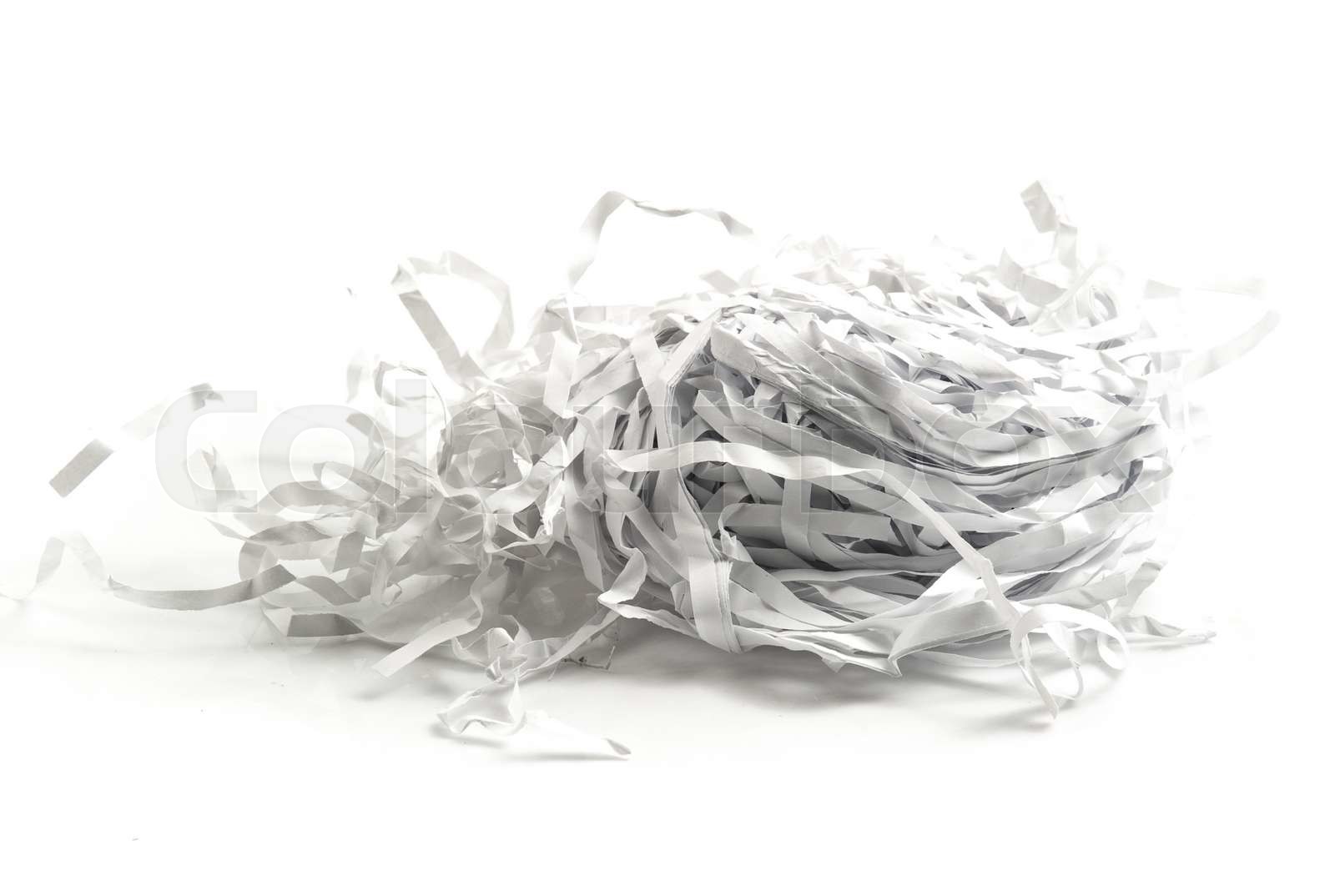 Pile of shredded paper | Stock image | Colourbox