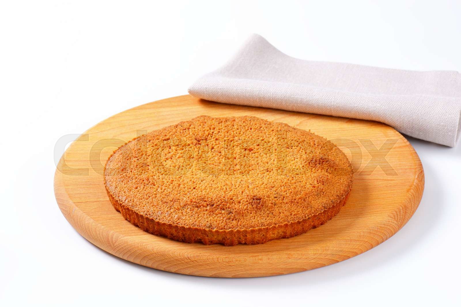 Sponge cake base | Stock image | Colourbox