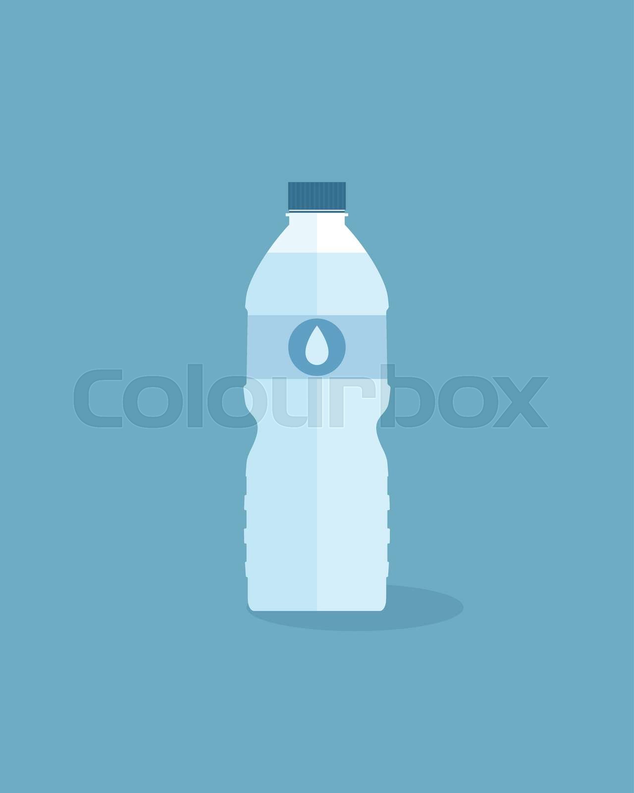 Bottle of water | Stock vector | Colourbox