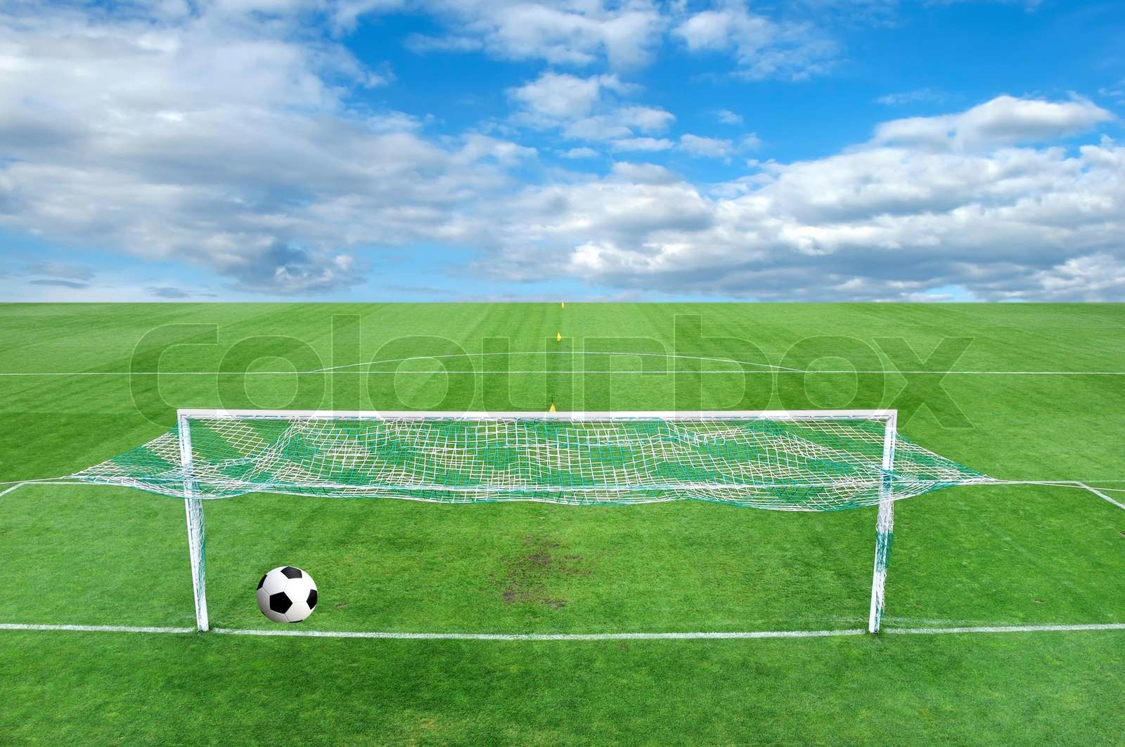 Football pitch | Stock image | Colourbox