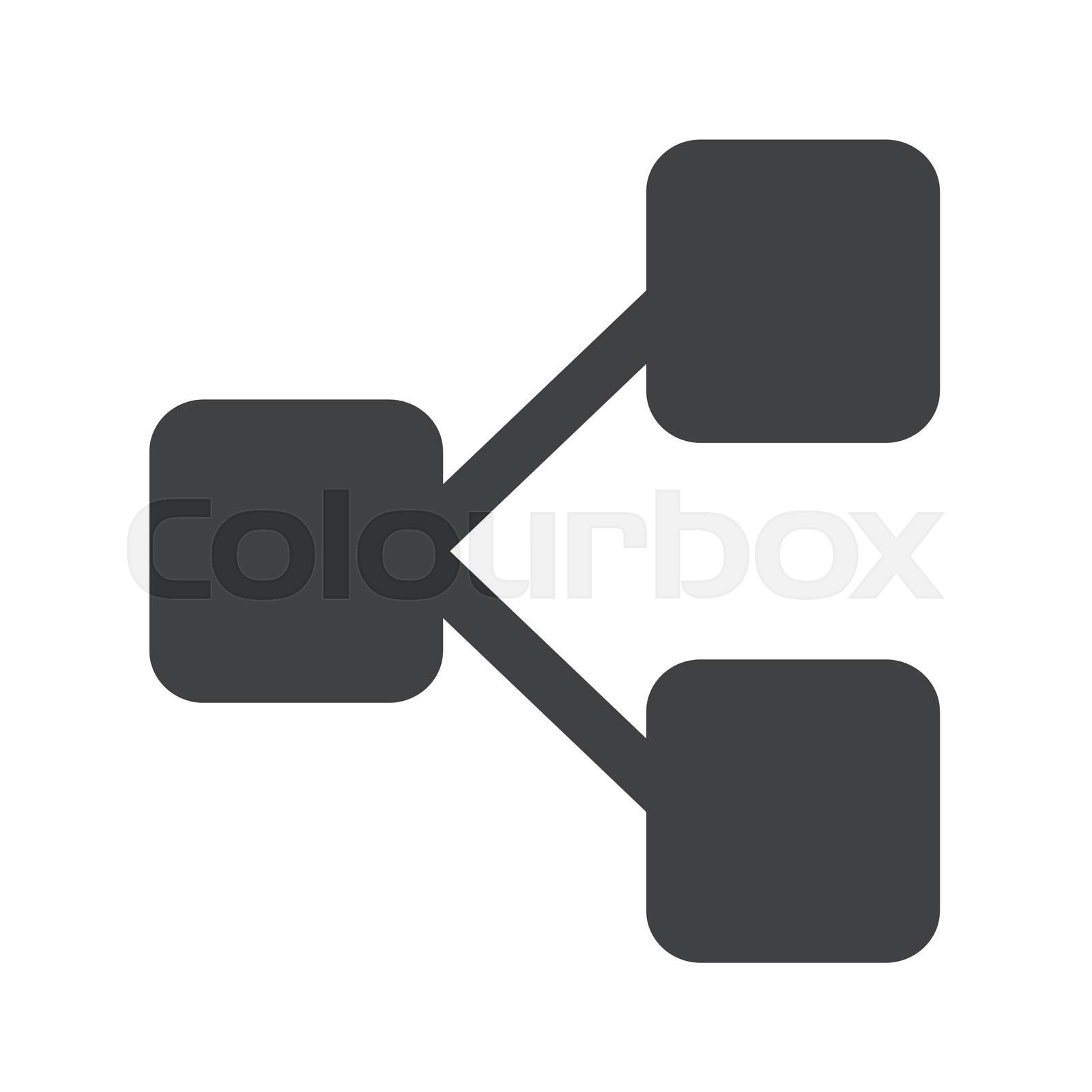 Tree Structure Icon Illustration | Stock vector | Colourbox