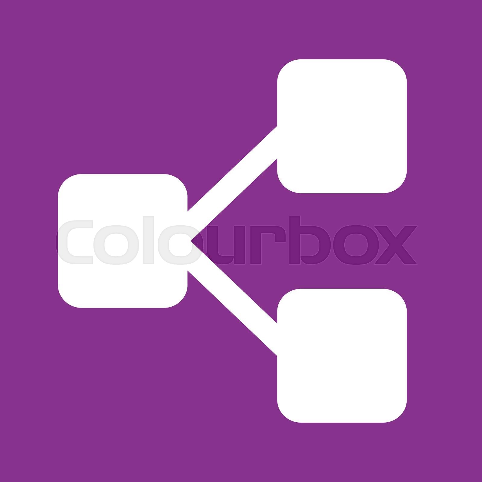 Tree Structure Icon Illustration | Stock vector | Colourbox