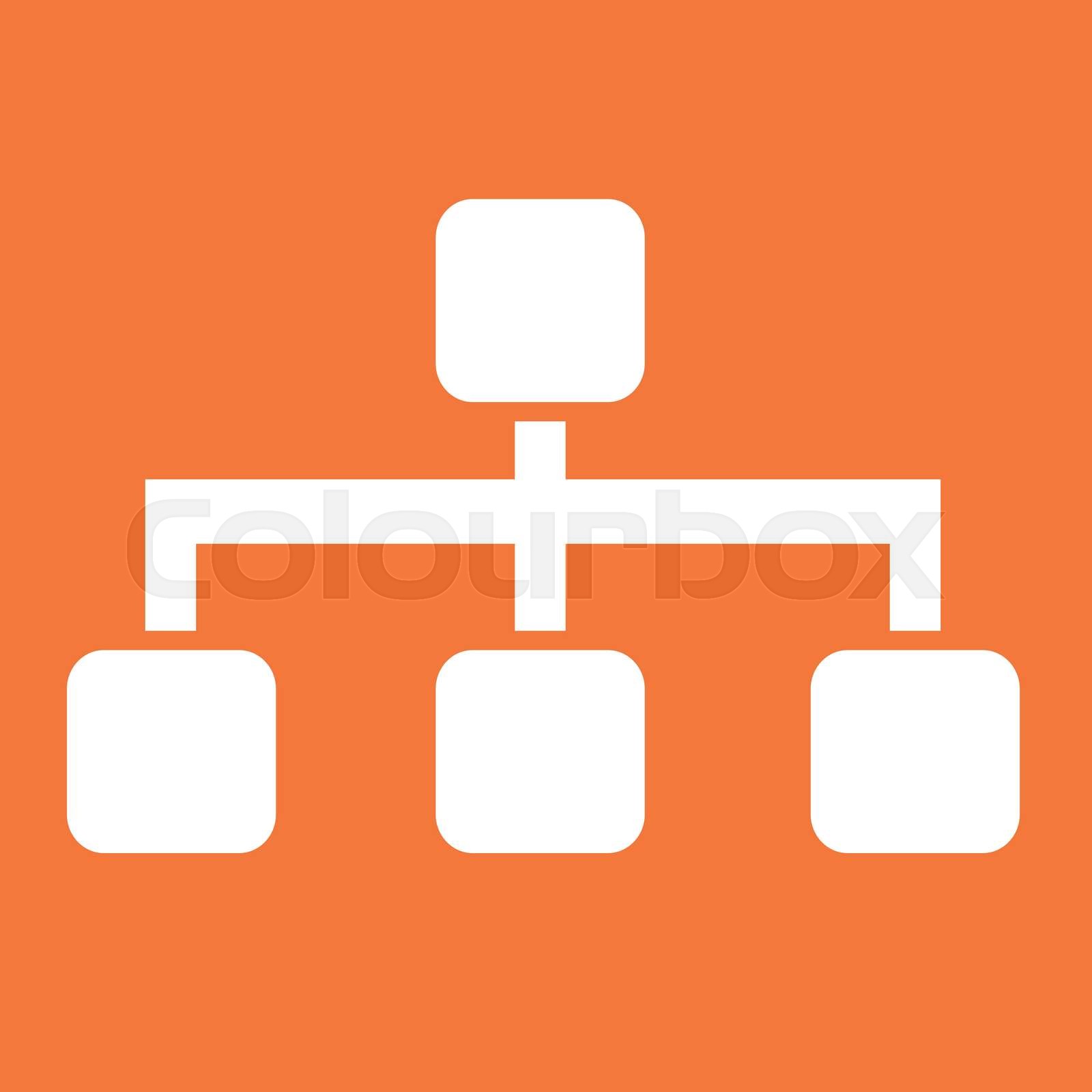 Tree Structure Icon Illustration | Stock vector | Colourbox