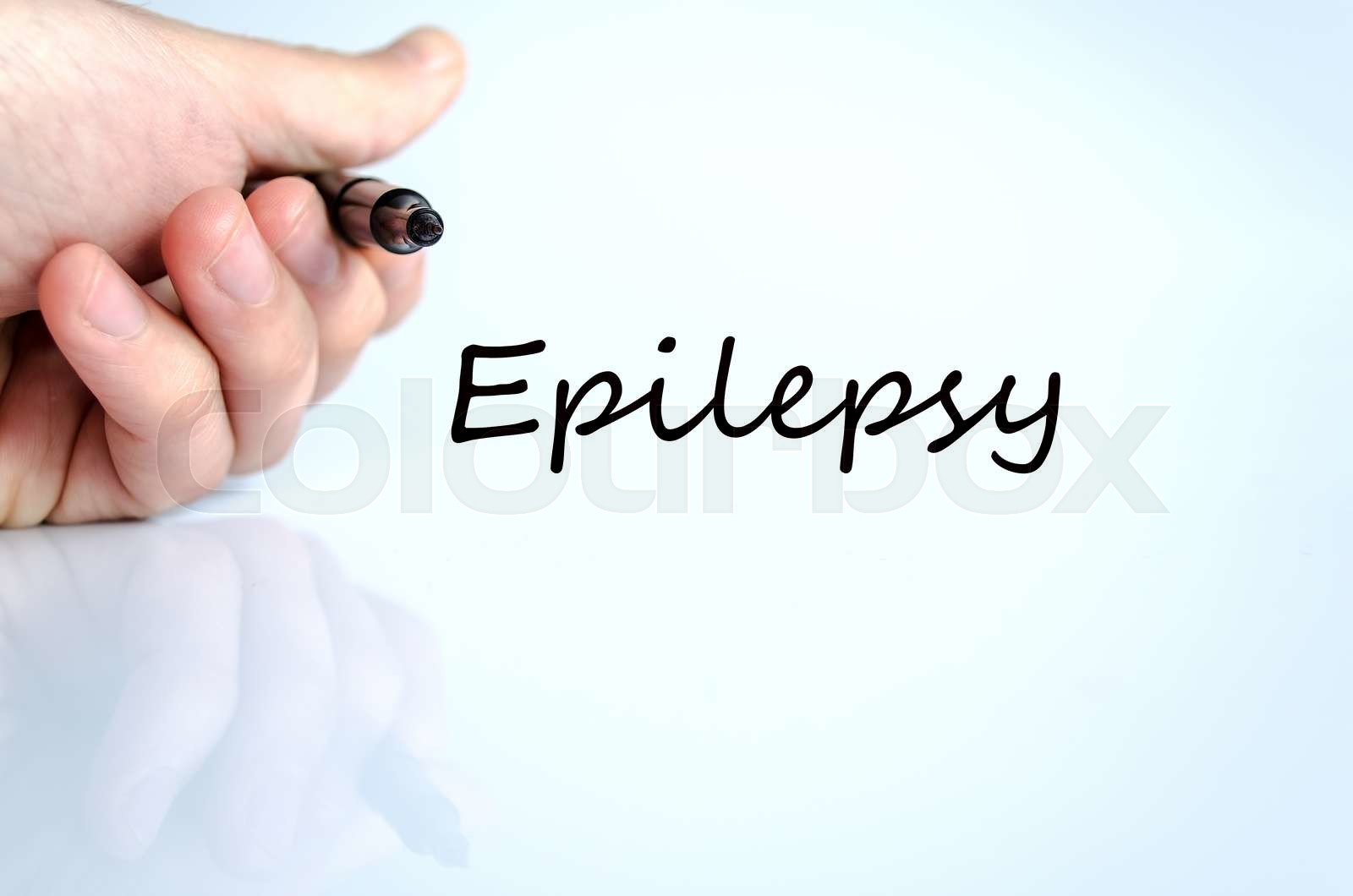Epilepsy text concept | Stock image | Colourbox