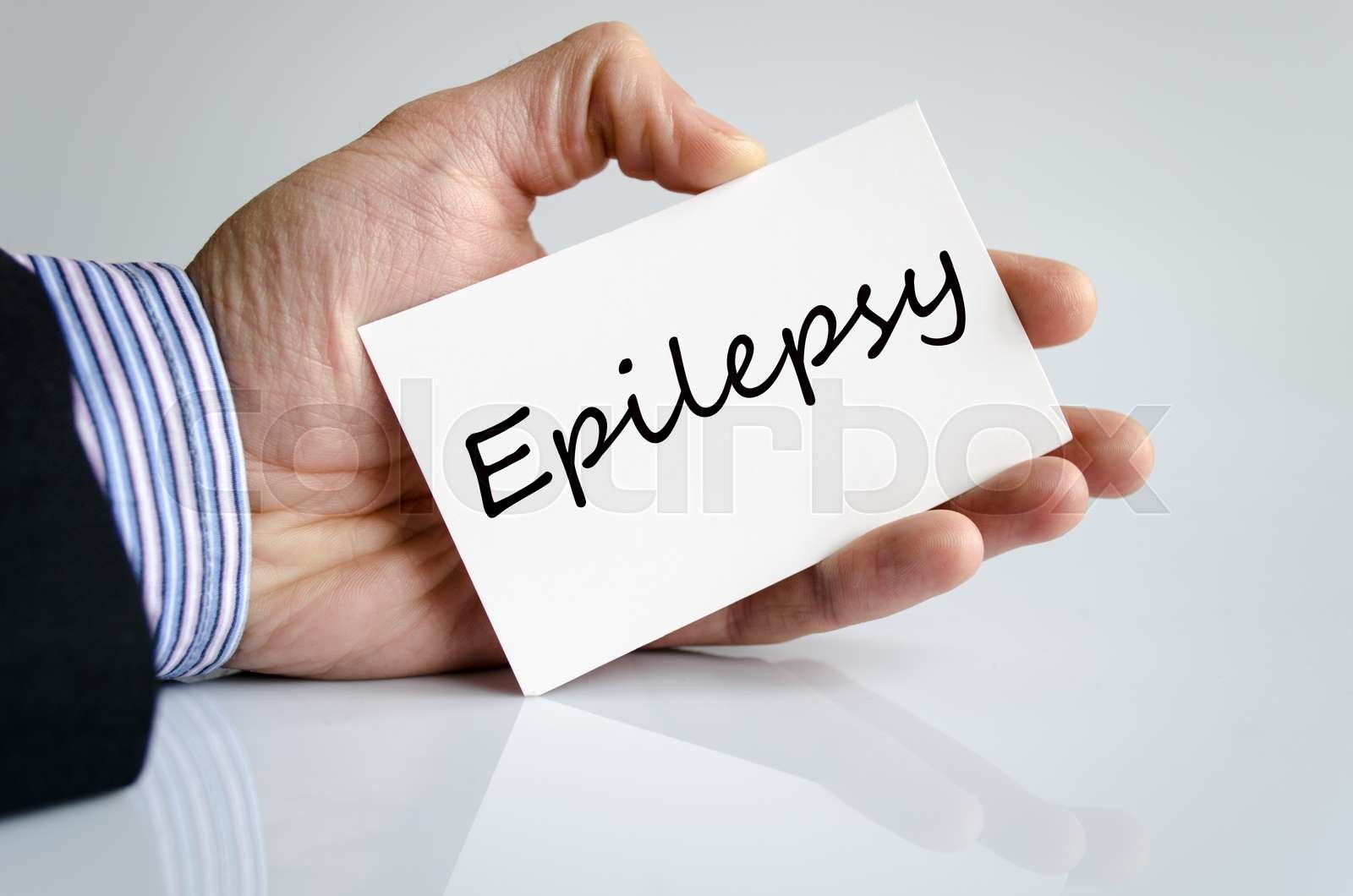 Epilepsy text concept | Stock image | Colourbox