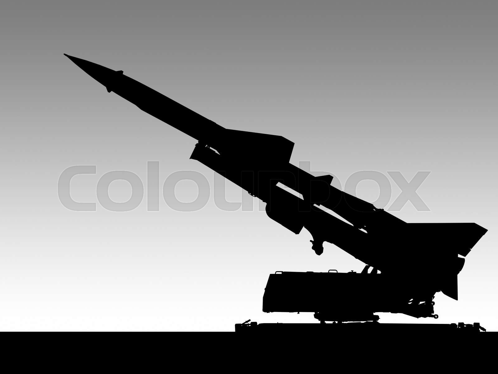 missile launcher illustration | Stock image | Colourbox