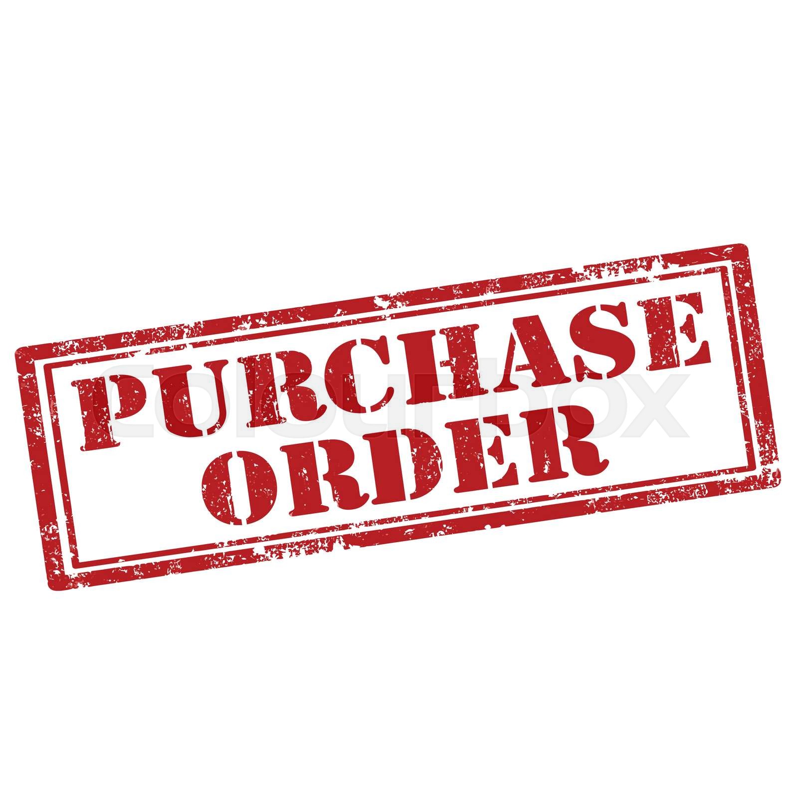 Purchase Order-stamp | Stock vector | Colourbox
