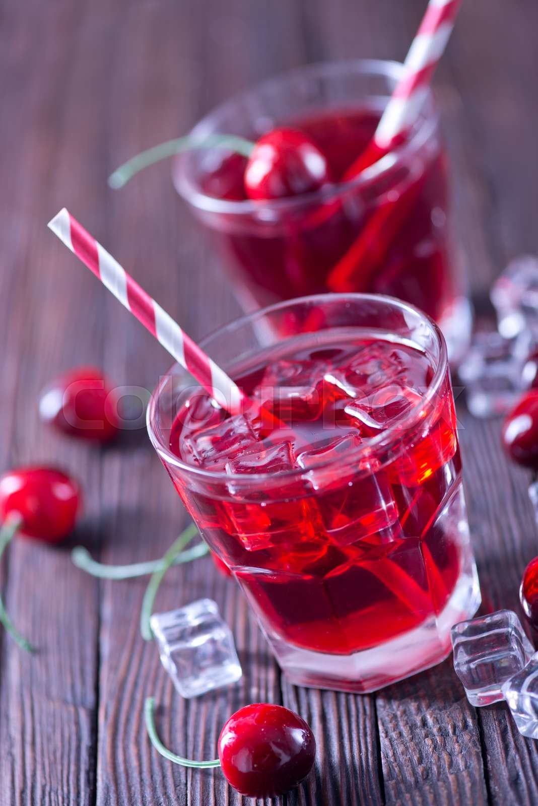 cherry drink | Stock image | Colourbox
